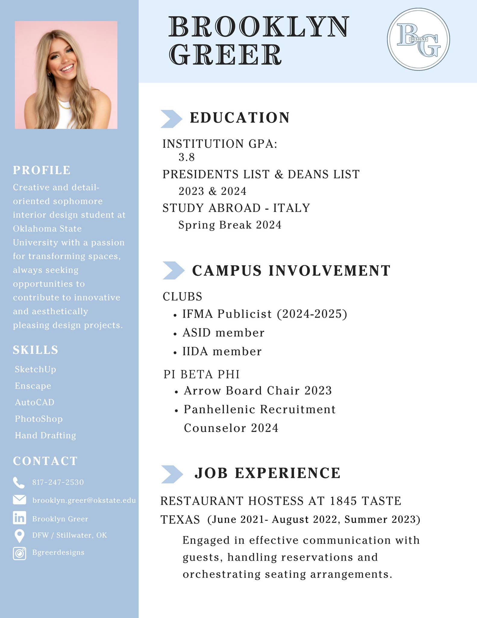 Resume by Brooklyn Greer - Issuu