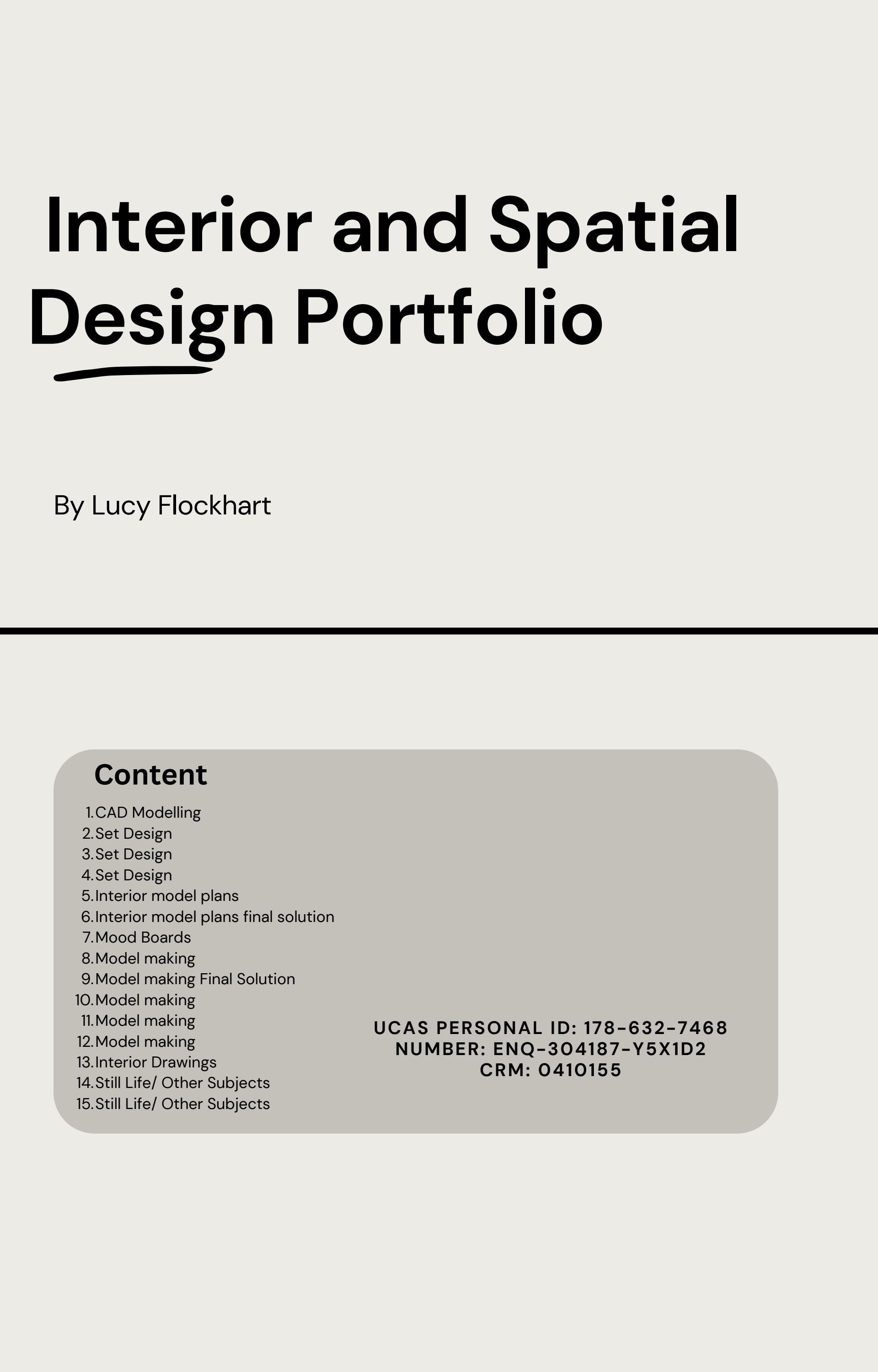 Interior and Spatial Design Portfolio - Lucy Flockhart by Lucyflockhart ...