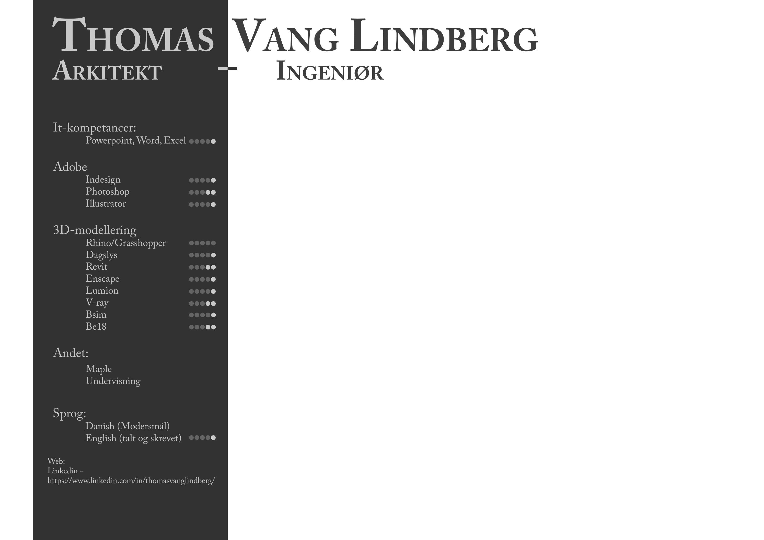 Arkitektonisk Portfolie, Thomas Vang Lindberg (Cand. Polyt. Arch.) by ...