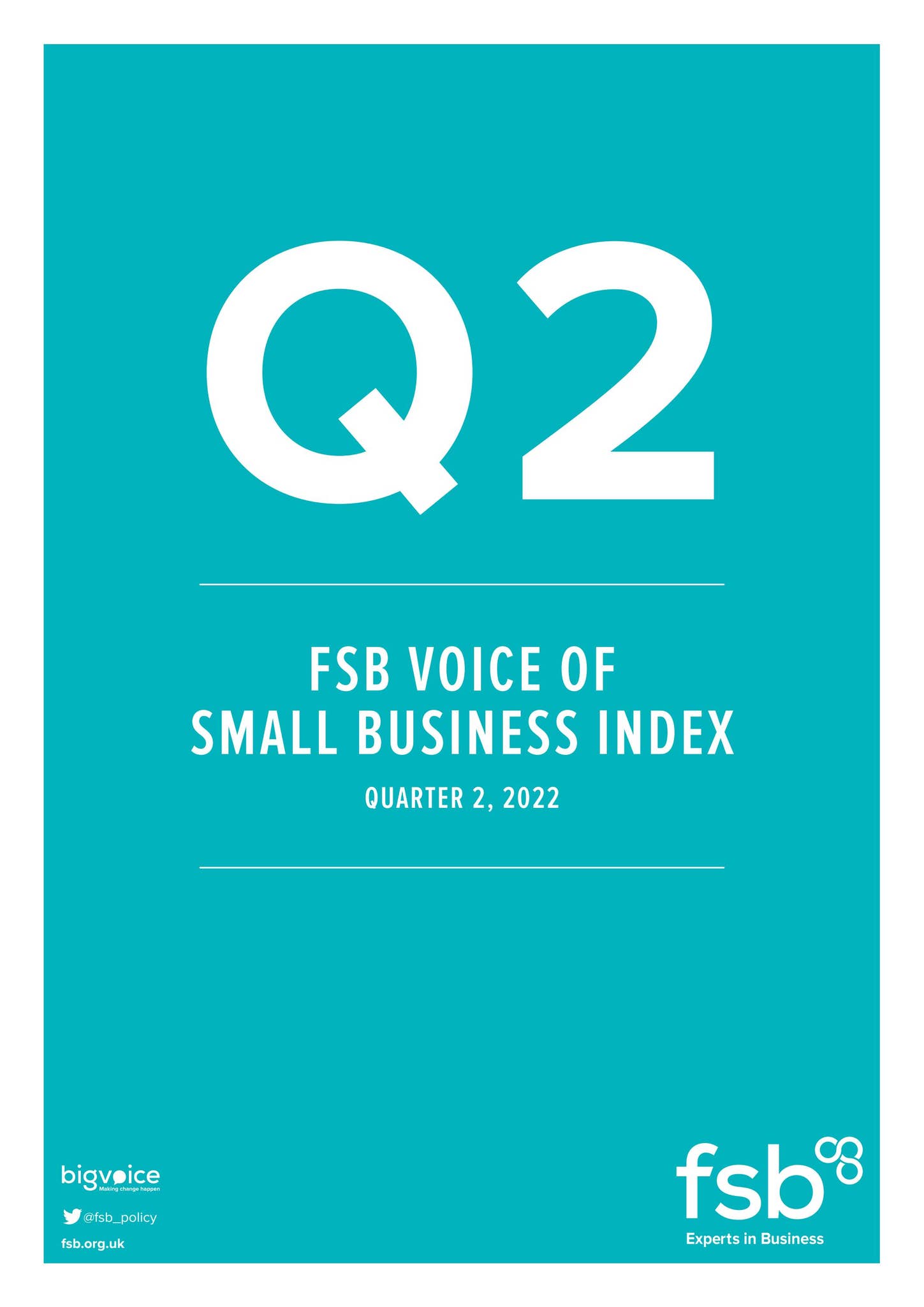Small Business Index, Quarter 2, 2022 by Federation of Small Businesses ...