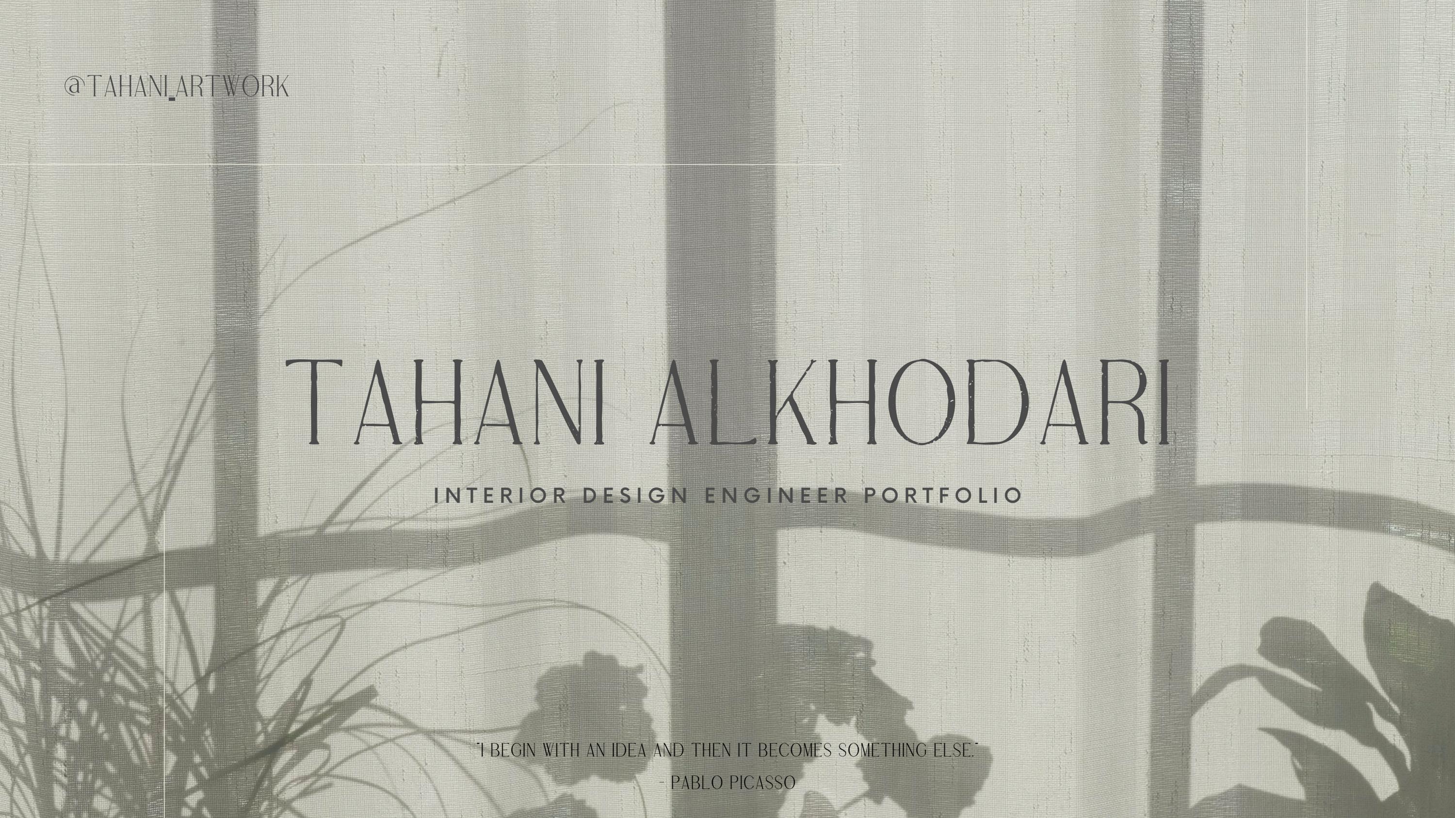 Tahani Alkhodari - Interior Design Portfolio by Tahani Alkhodari - Issuu