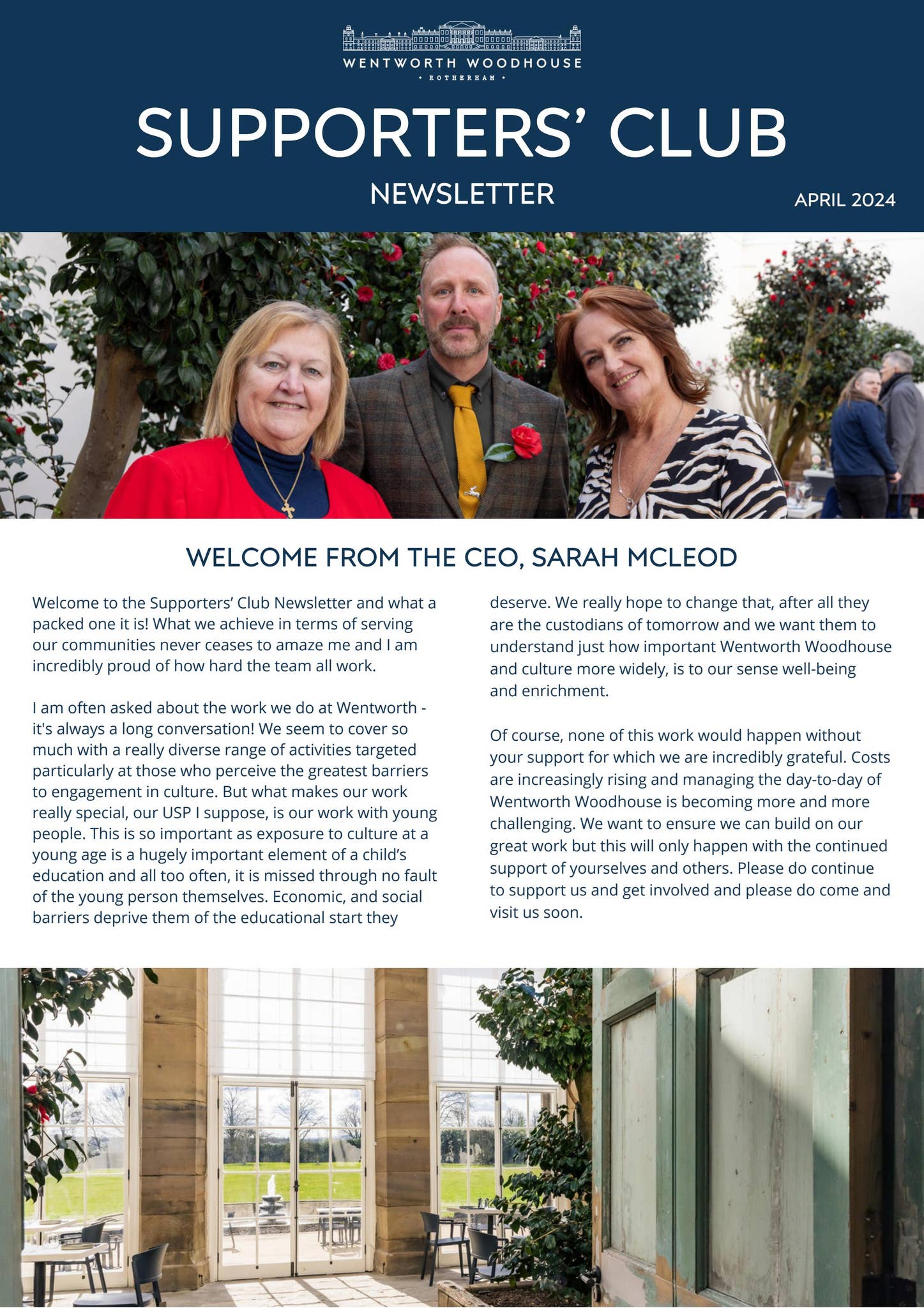Supporters' Club Newsletter (April 2024) by _WentworthWoodhouse - Issuu