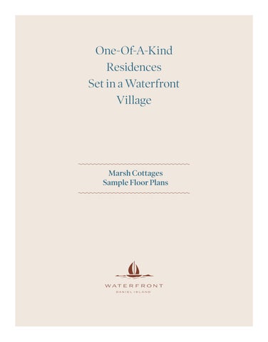 Waterfront Cottage Sample Floor Plans by eastwestpartnerschs - Issuu