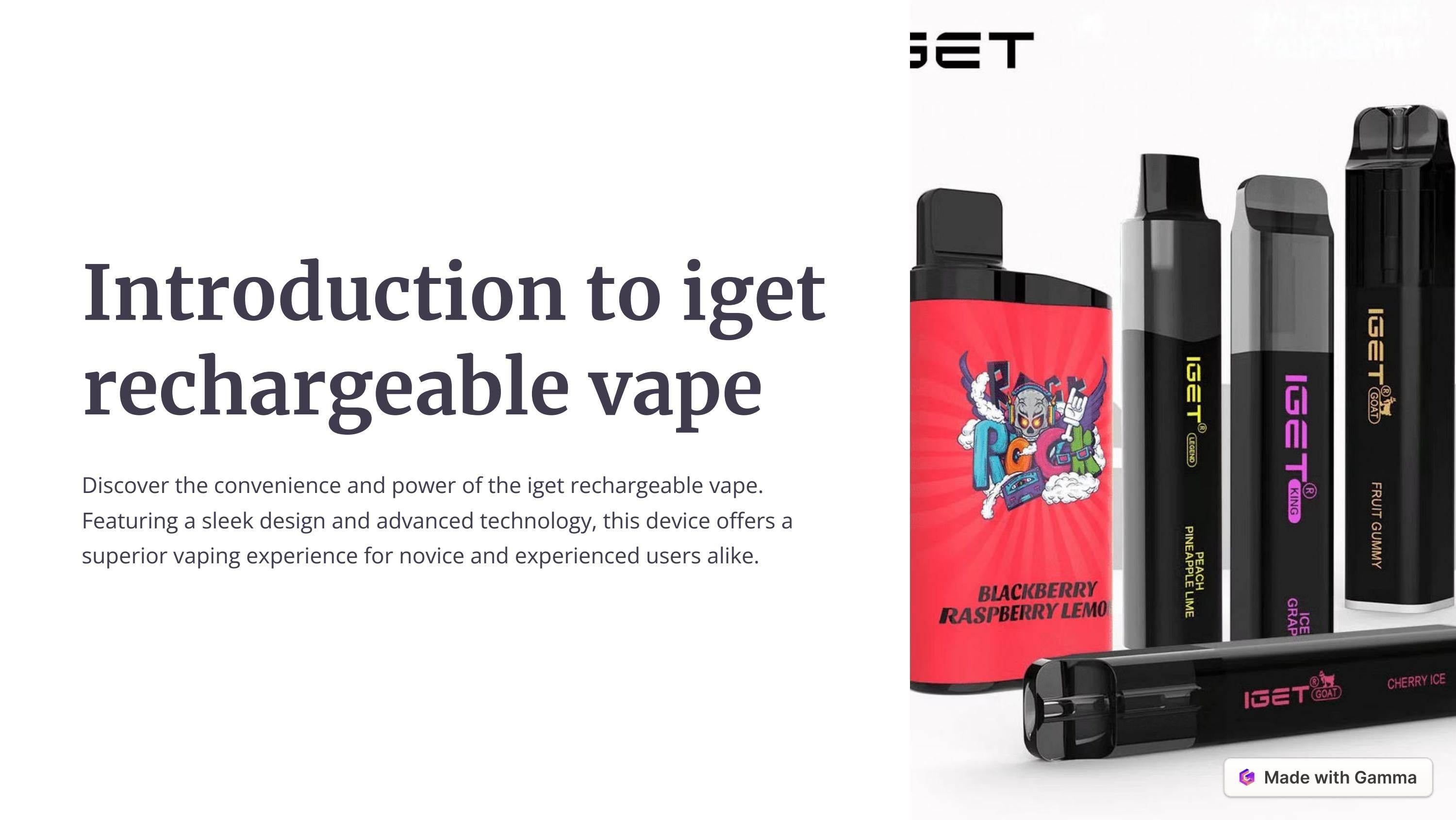IGET Rechargeable Vape | IGET VapesOz by igetvapesoz - Issuu