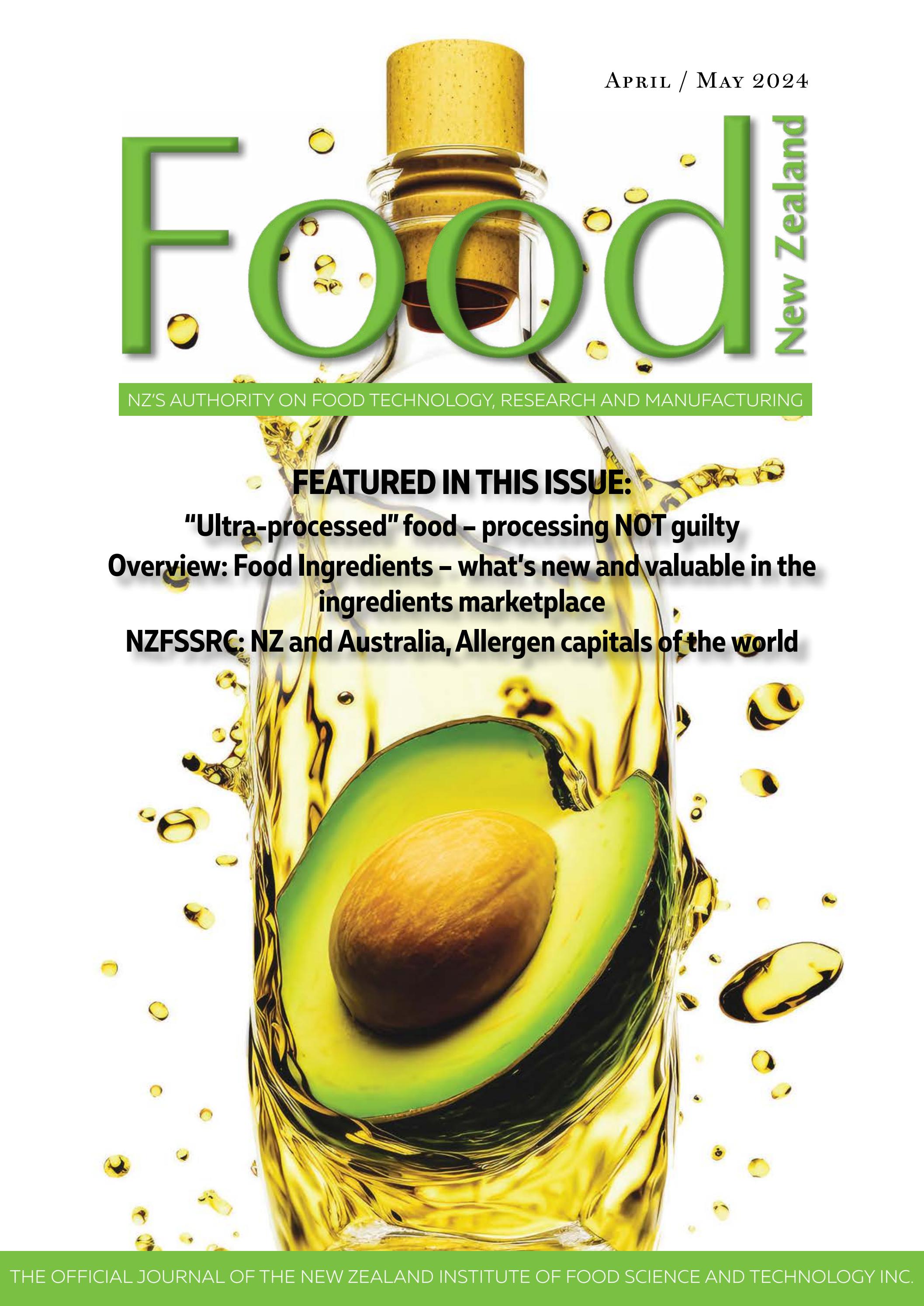 Food New Zealand, magazine of the NZIFST by NZ Institute of Food ...
