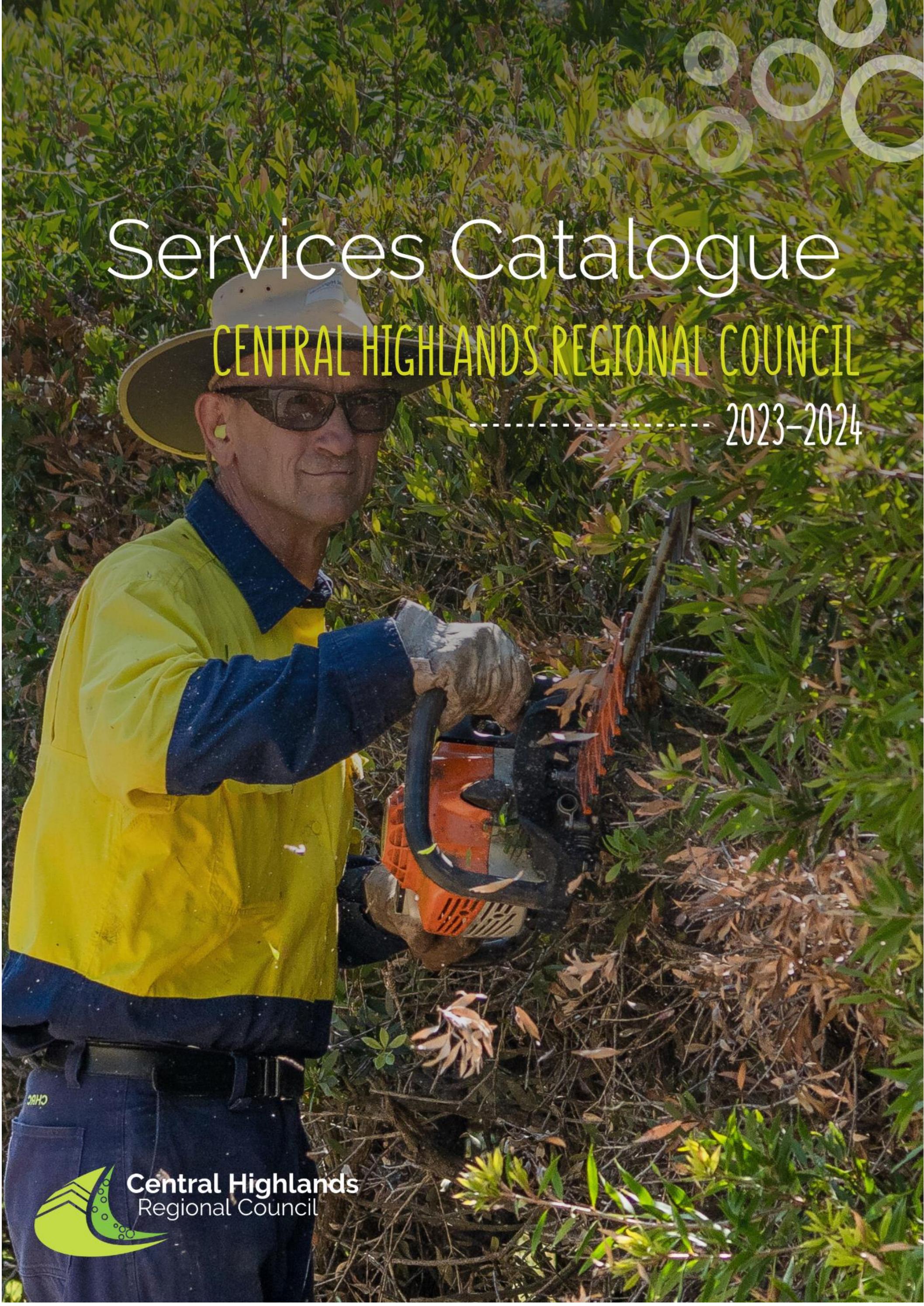 Central Highlands Regional Council - Service Catalogue 2023-24 by ...