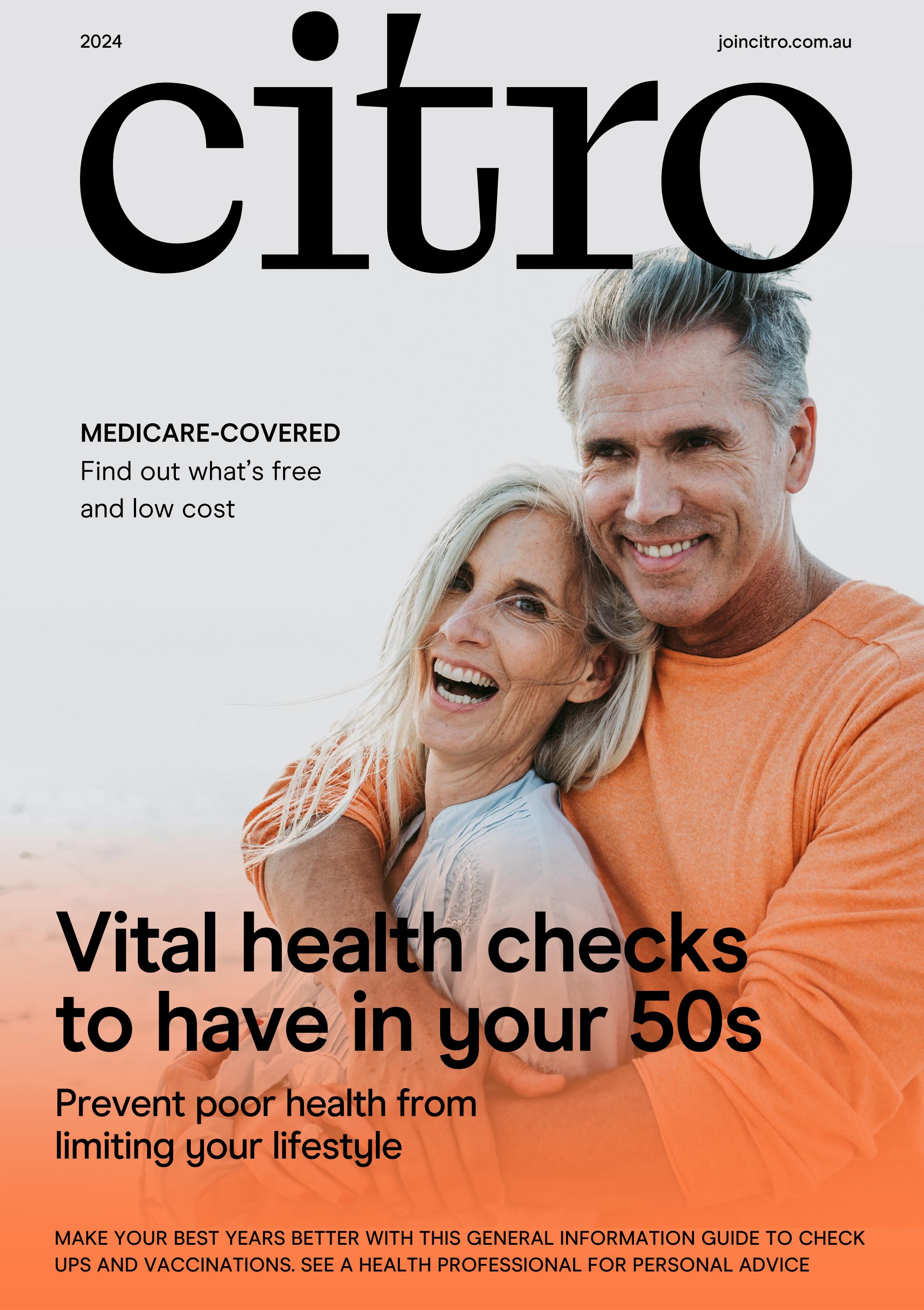 Thrive! Vital health checks to have in your 50s by Citro Card and App ...