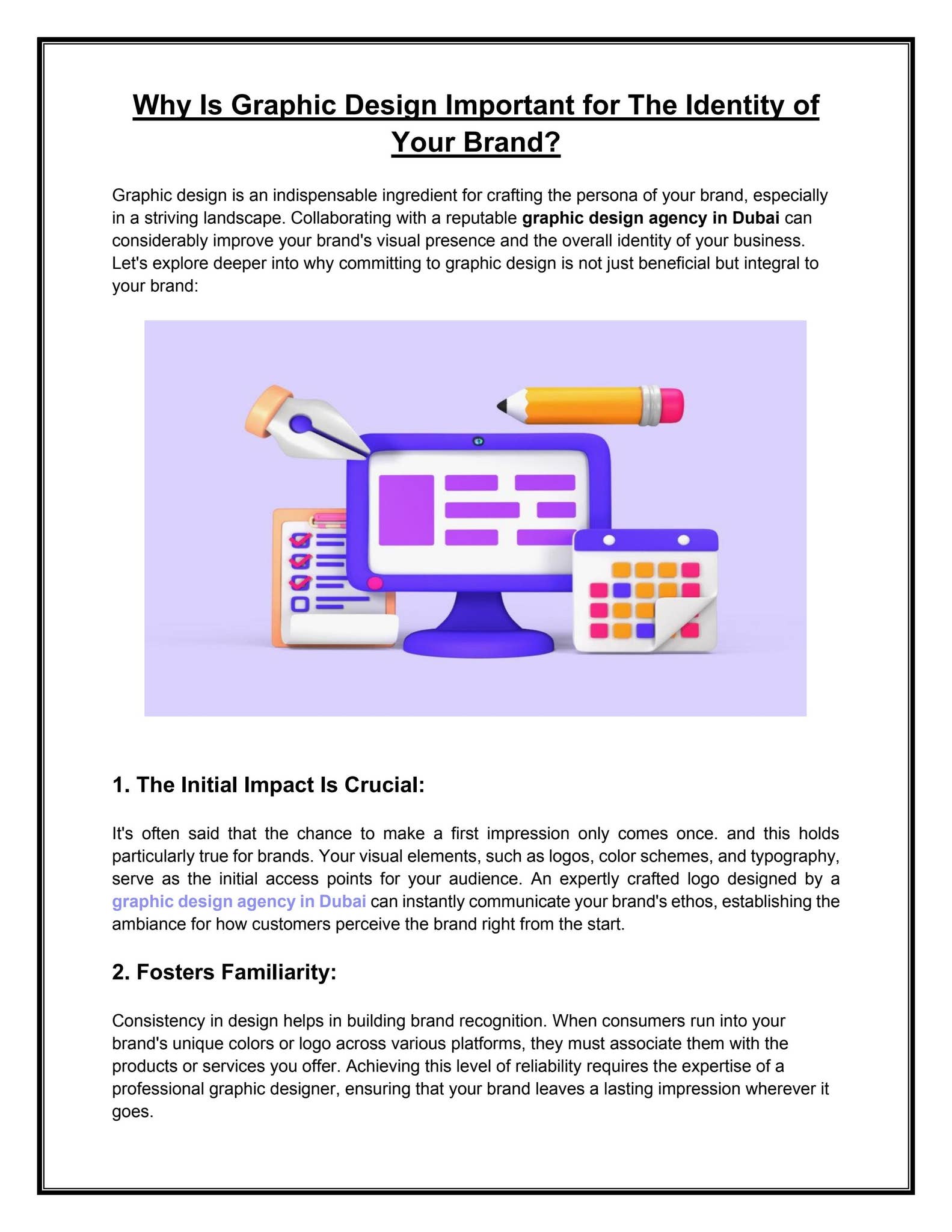 Importance of Graphic Design for the Brand Identity by conceptsvulture ...