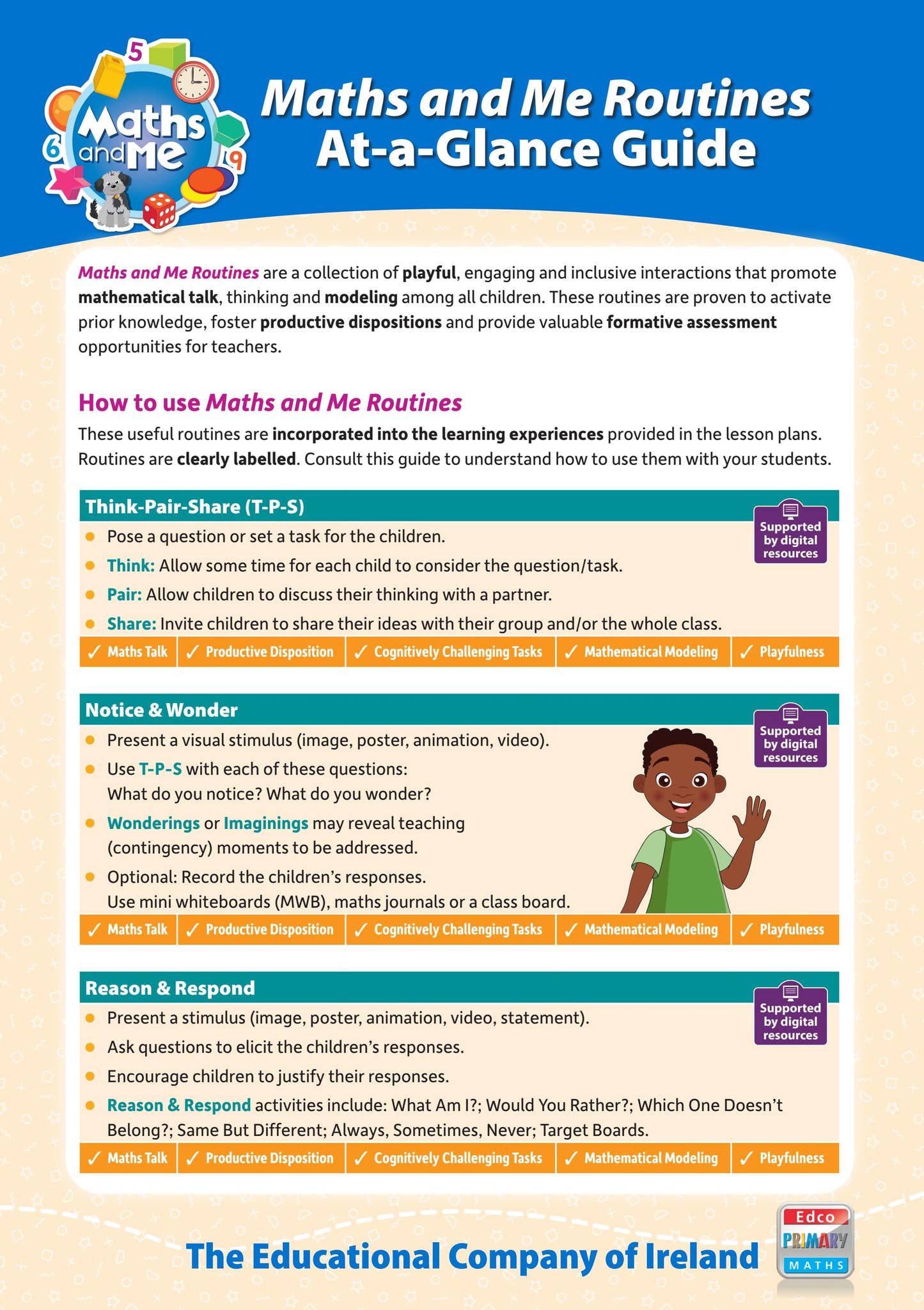 Maths and Me Routines Guide by Edco Ireland - Issuu