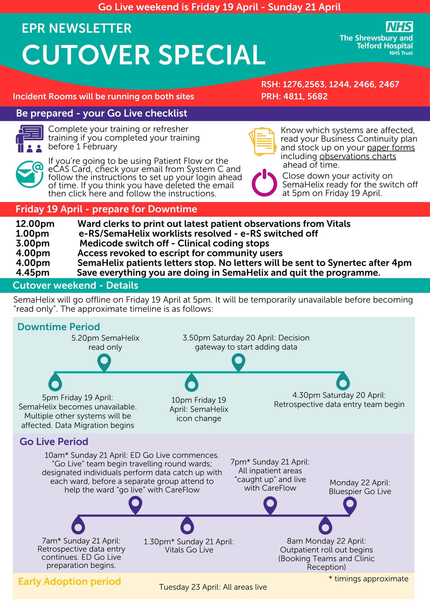 EPR Newsletter - Cutover Special by The Shrewsbury and Telford Hospital ...