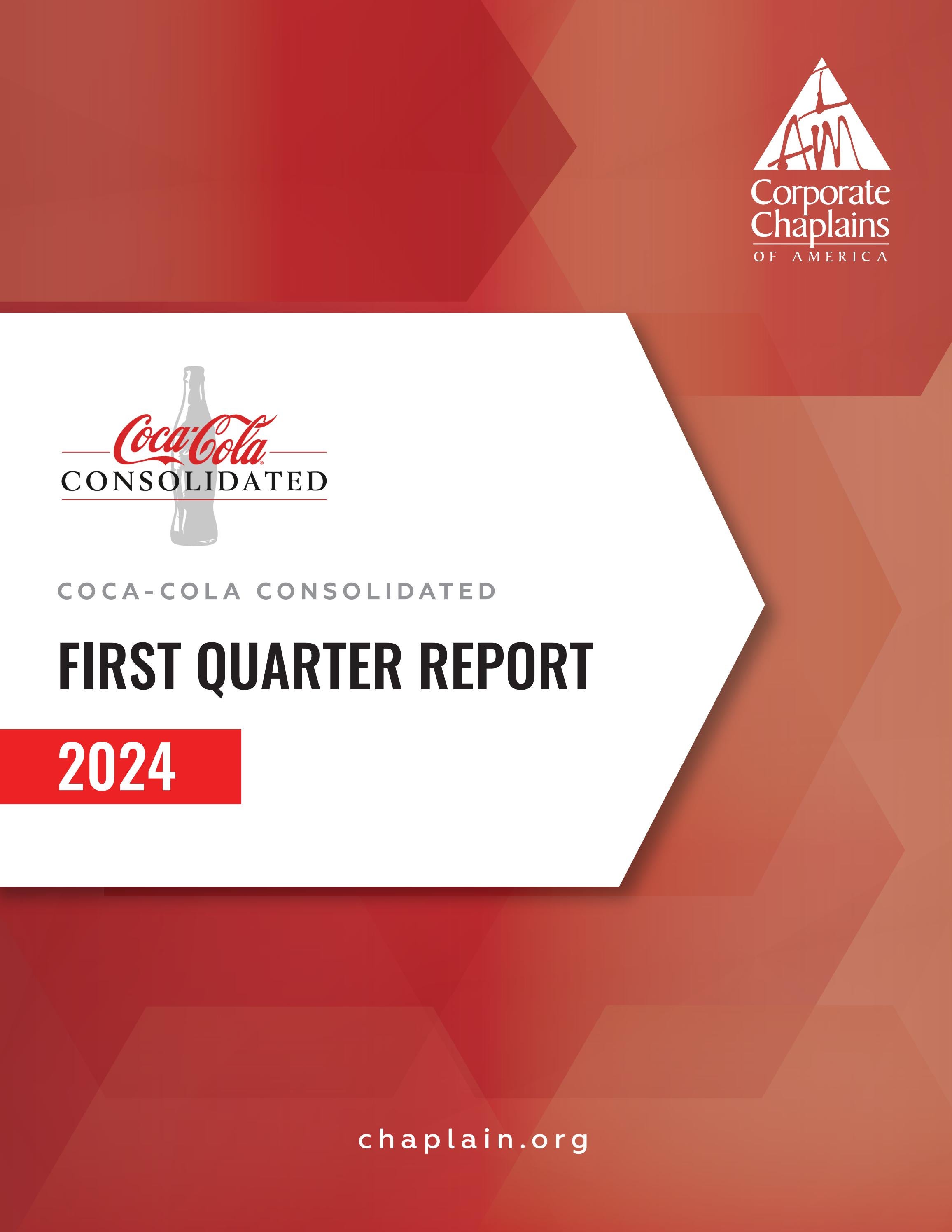 Coca-Cola Consolidated 2024 First Quarter Report - Spiritual Version by ...