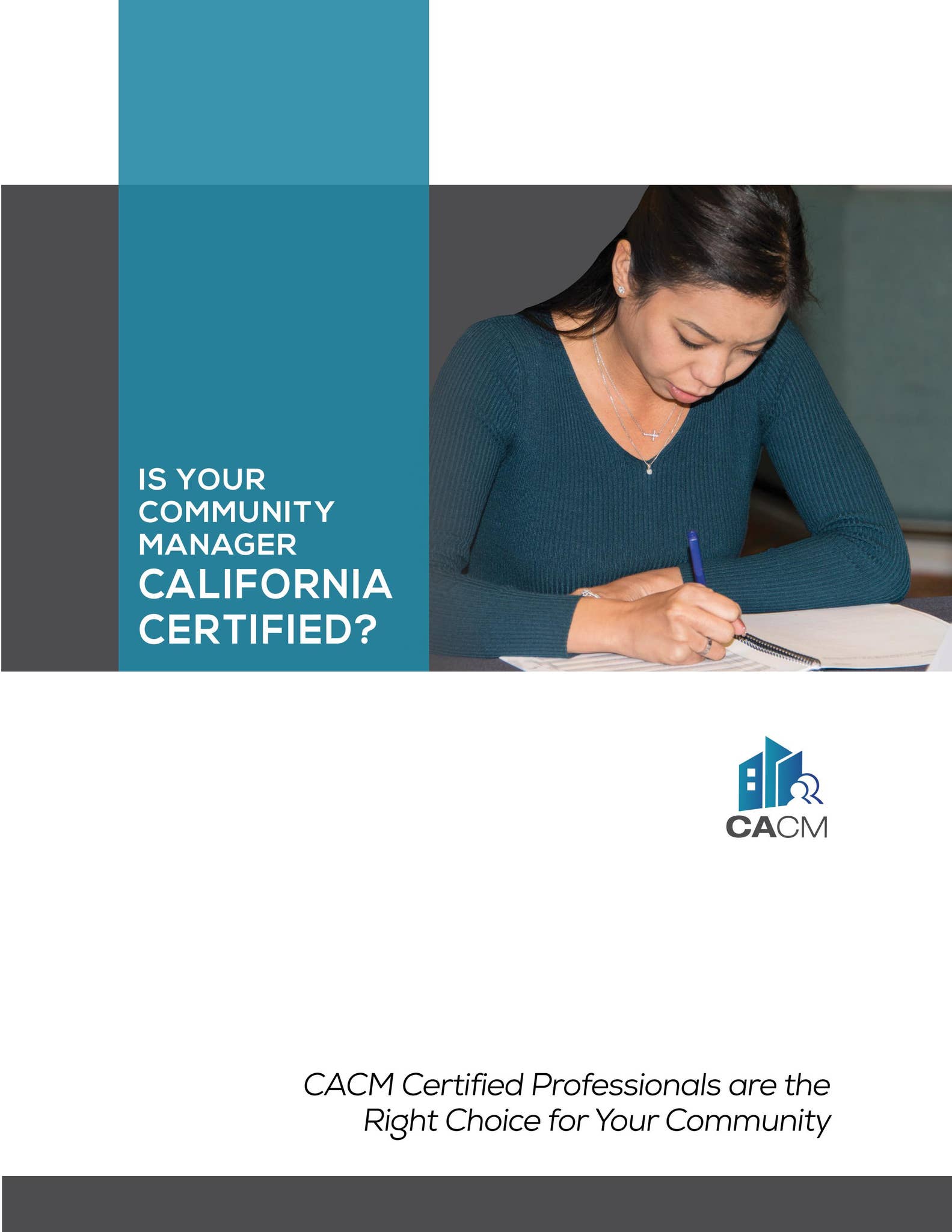 Is Your Community Manager California Certified? by CACM-California ...