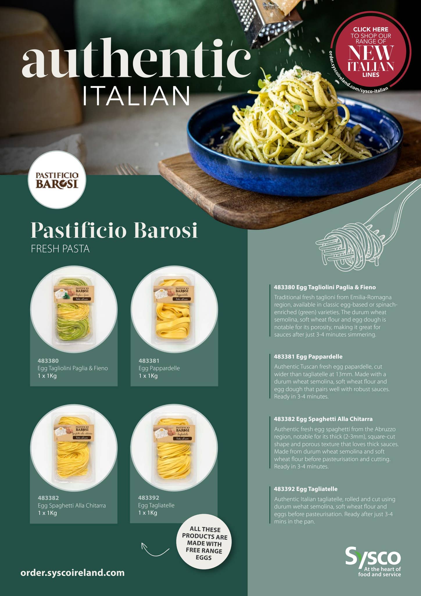 Authentic Italian New Lines by Sysco Ireland - Issuu