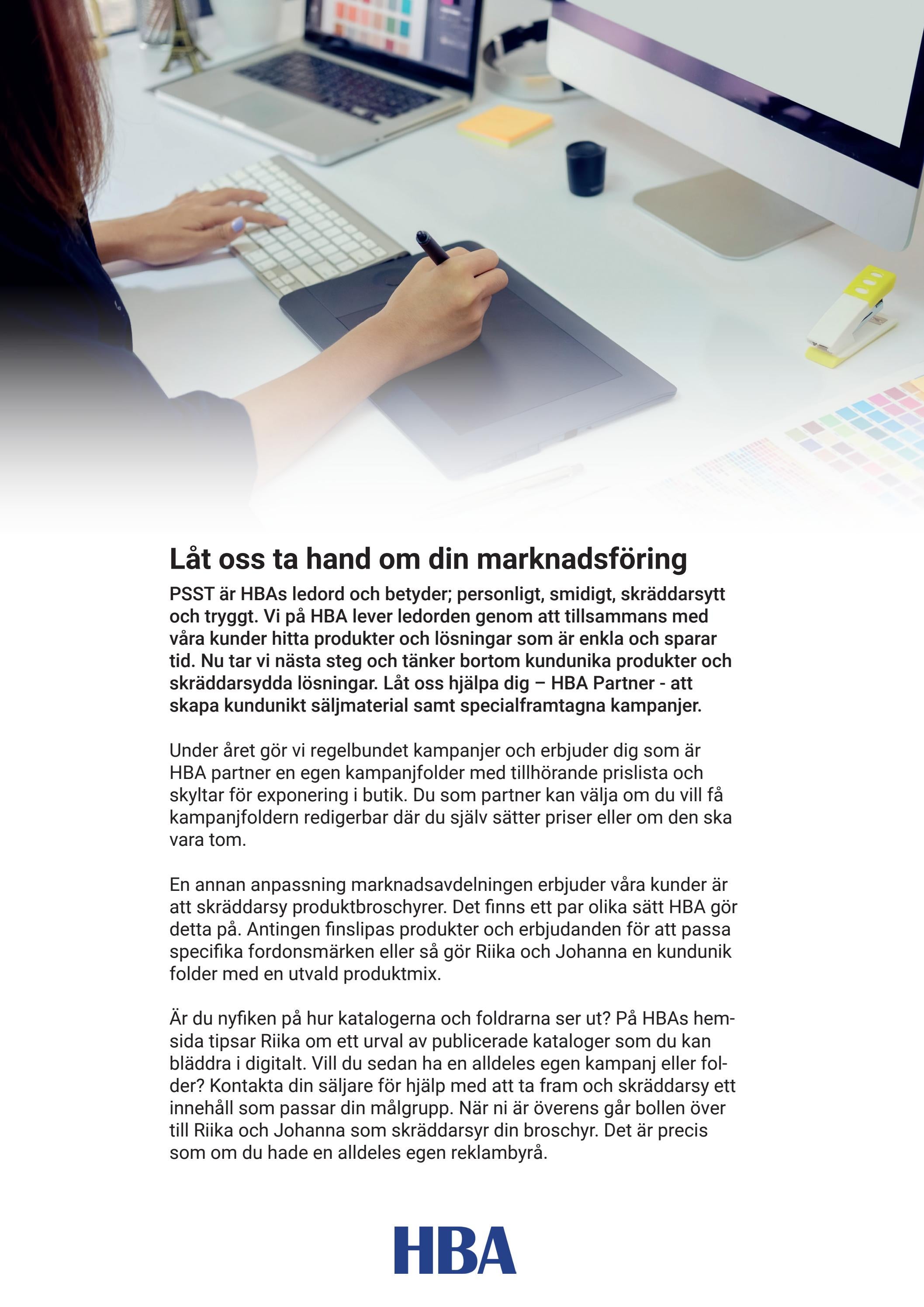 Låt oss ta hand om din marknadsföring by HBA Fordonsteknik - Issuu