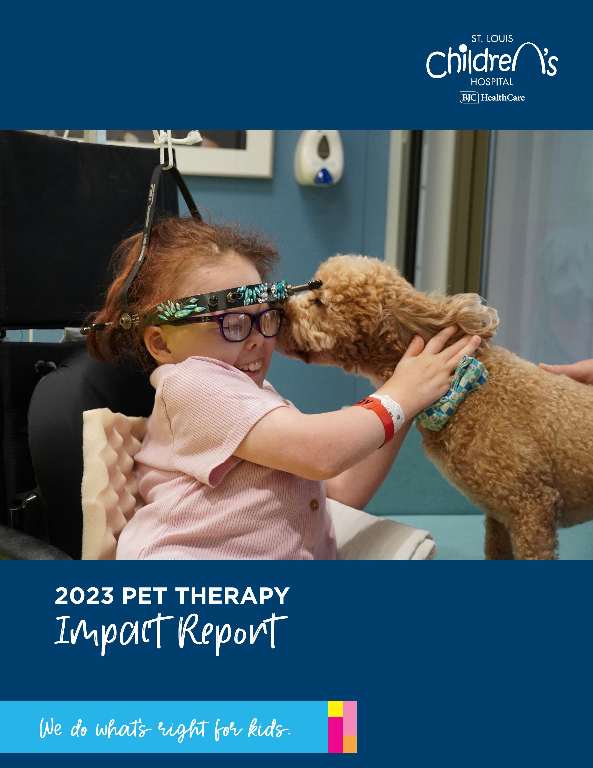 Purina Pet Therapy Impact Report 2023 by St. Louis Children's Hospital ...