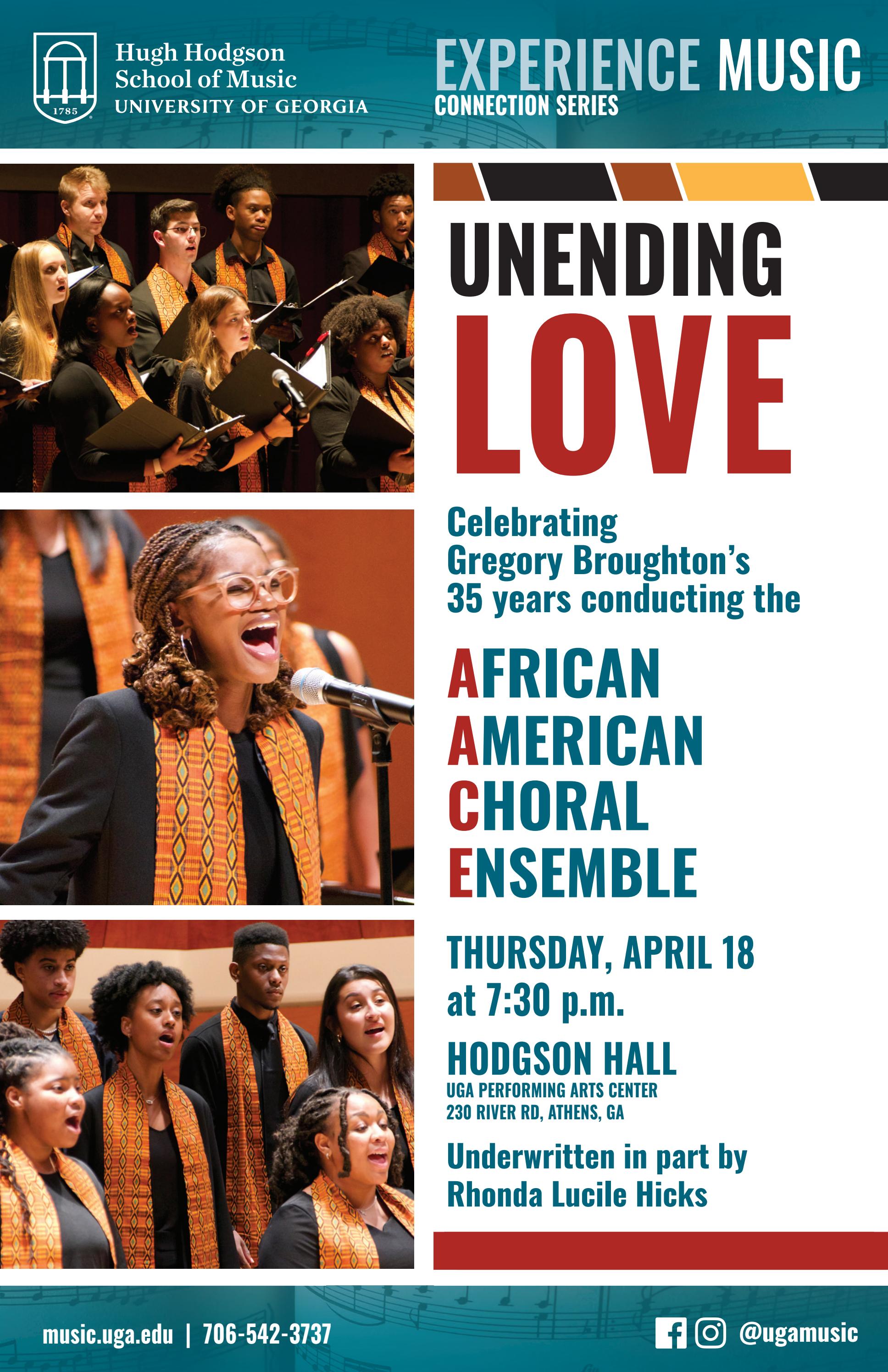 African American Choral Ensemble presents "Unending Love" by ugamusic ...