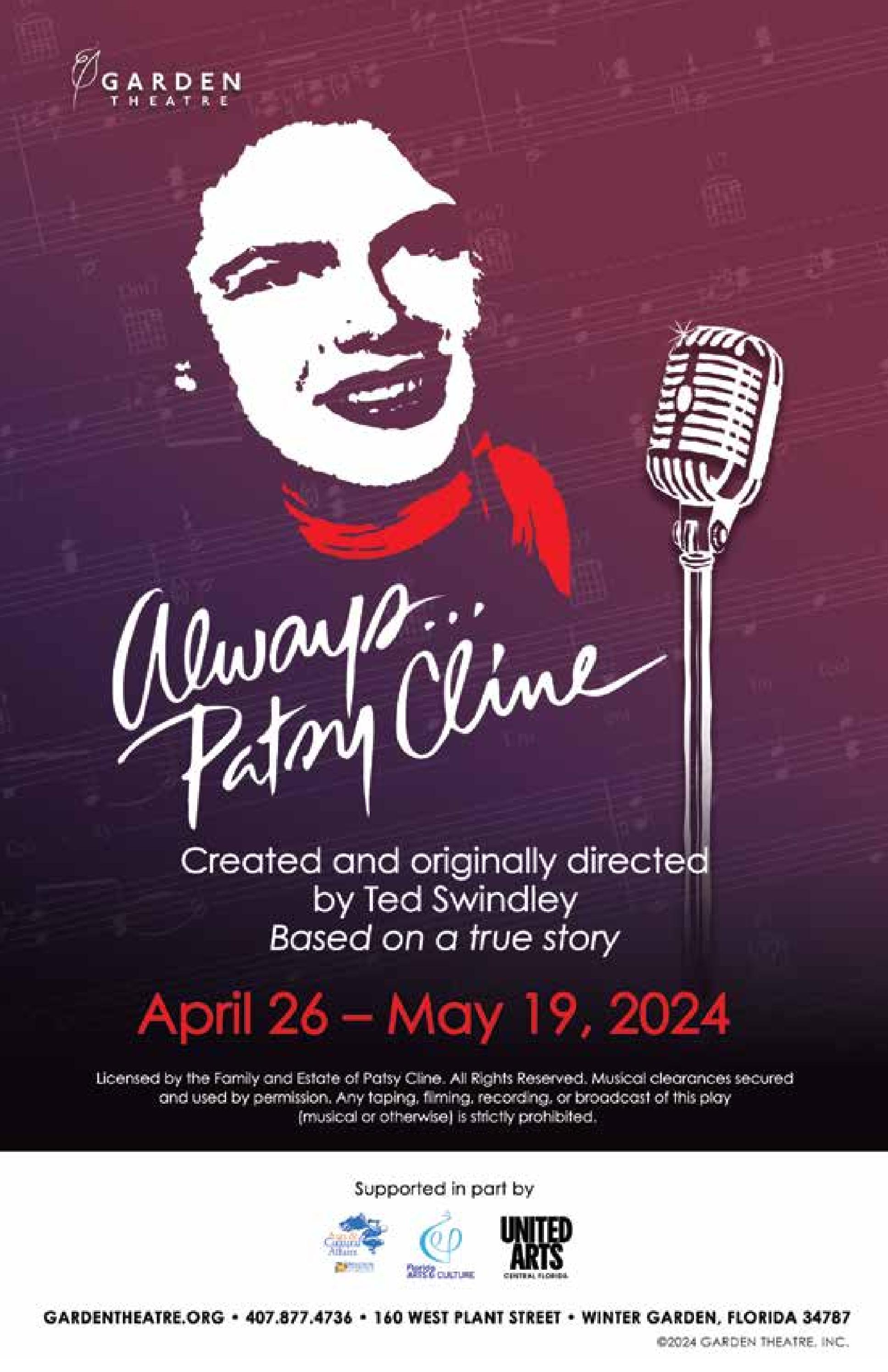 Always...Patsy Cline at Garden Theatre by Garden Theatre - Issuu