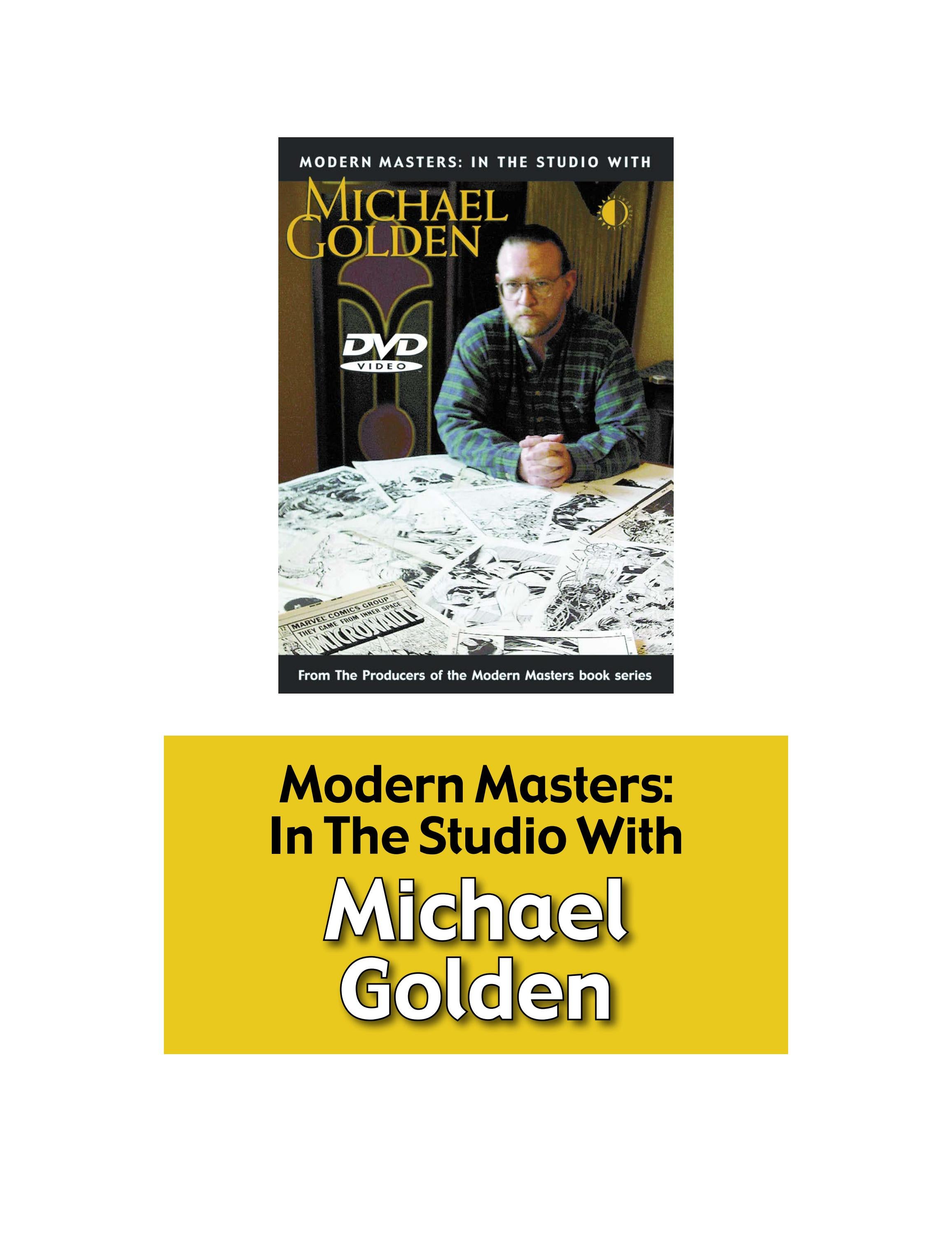Modern Masters: In The Studio With Michael Golden DVD by TwoMorrows ...