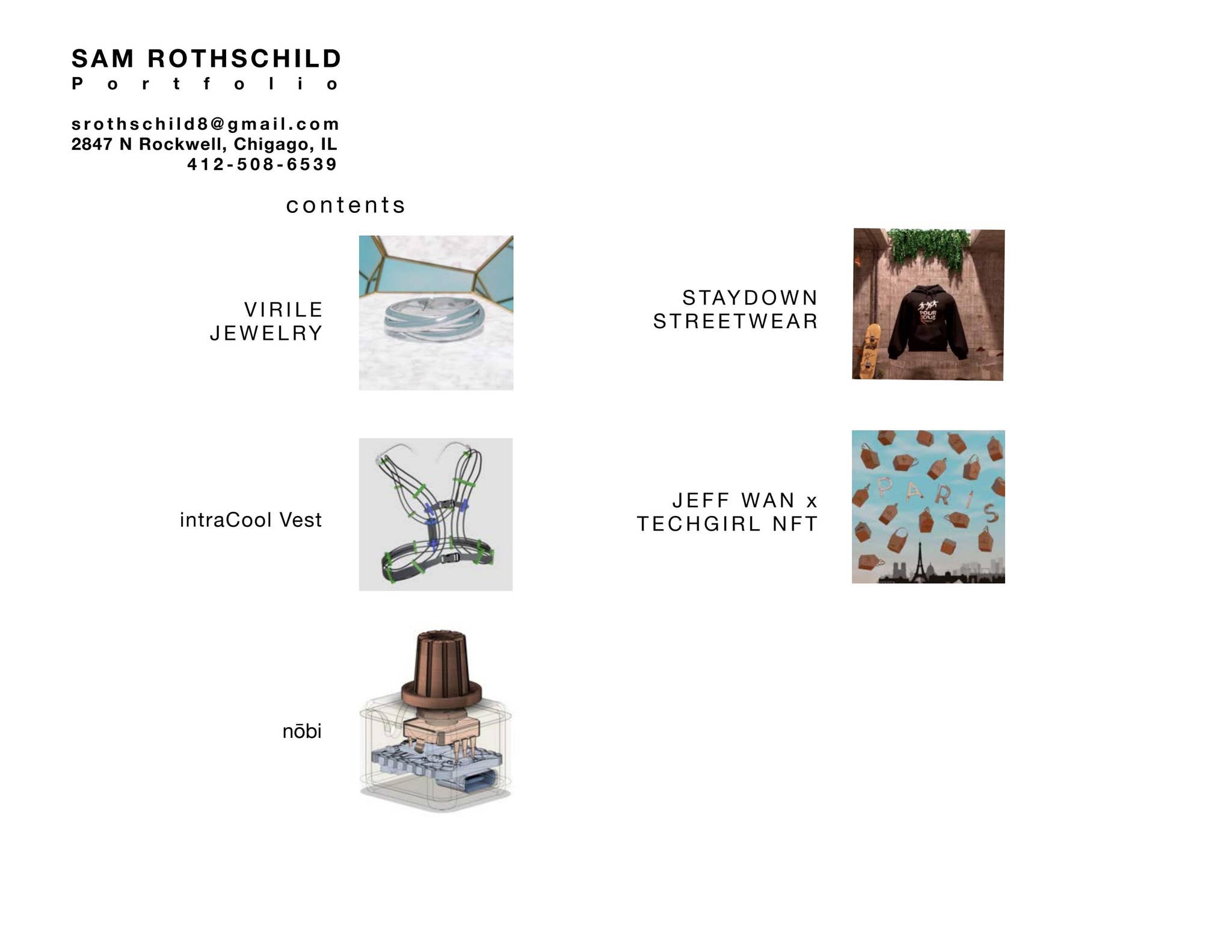 Sam Rothschild Portfolio by Sam Rothschild - Issuu