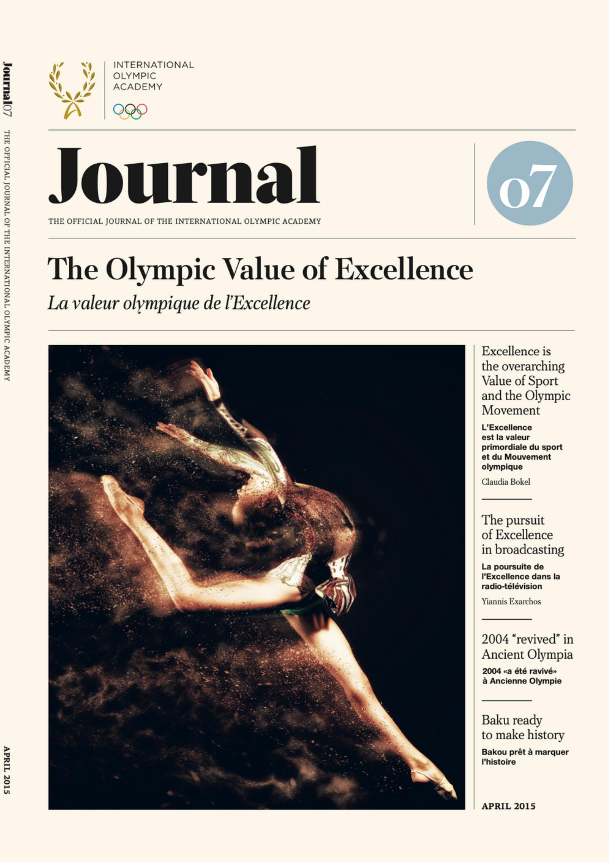 IOA April 2015 Journal - No 07 by International Olympic Academy - Issuu
