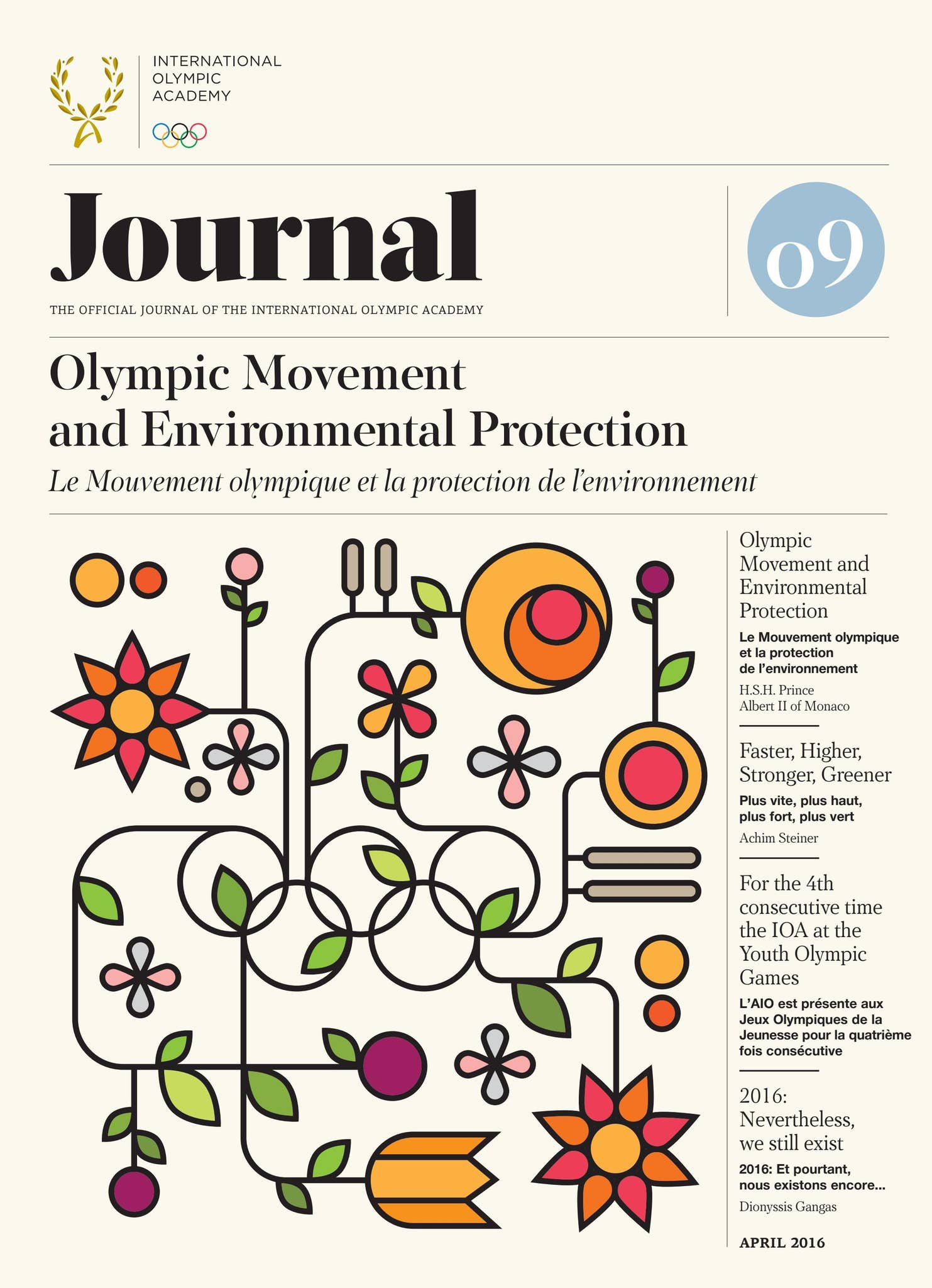 IOA April 2016 Journal - No 09 by International Olympic Academy - Issuu