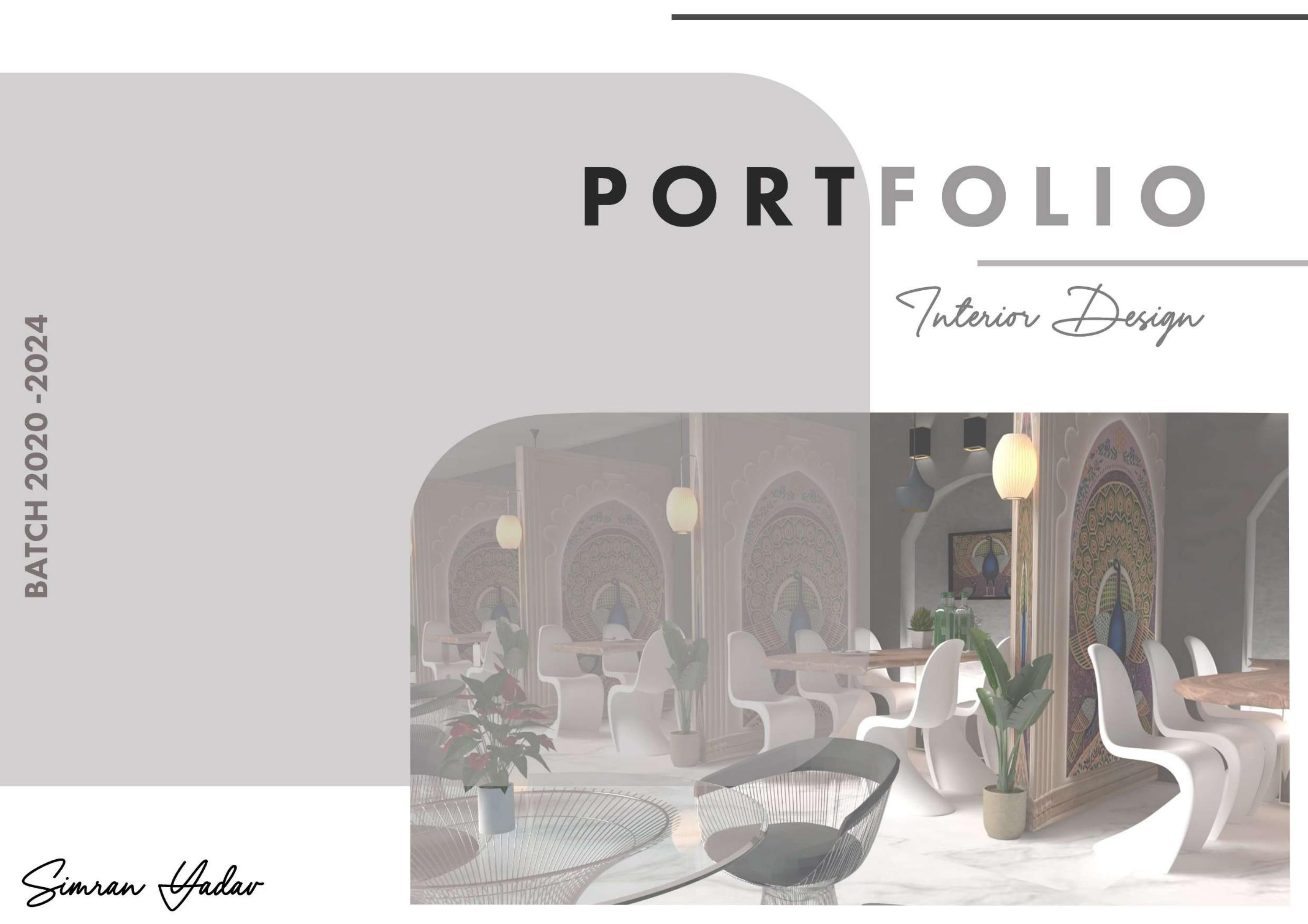 Interior Design Portfolio by Simran Yadav - Issuu
