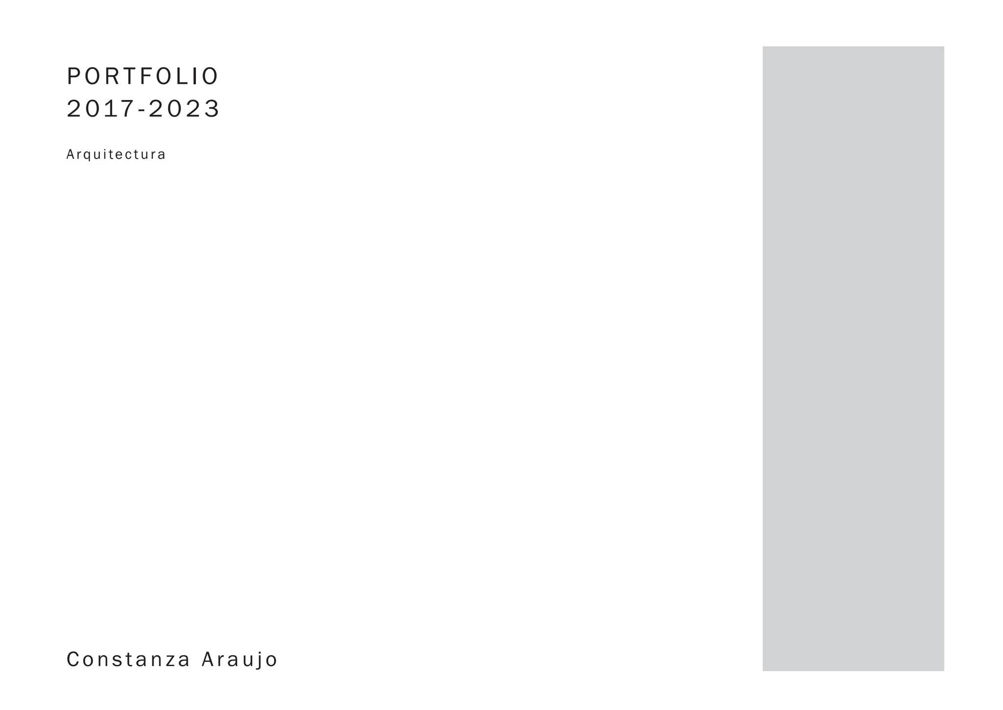 PORTFOLIO CONSTANZA ARAUJO 2024 by cotiaraujo - Issuu