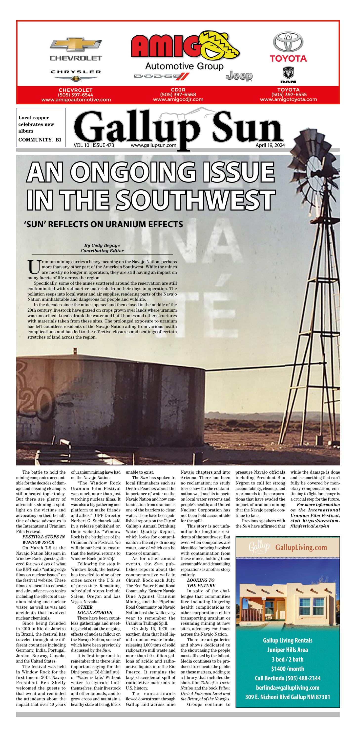 Gallup Sun April 19, 2024 by gallupsun - Issuu