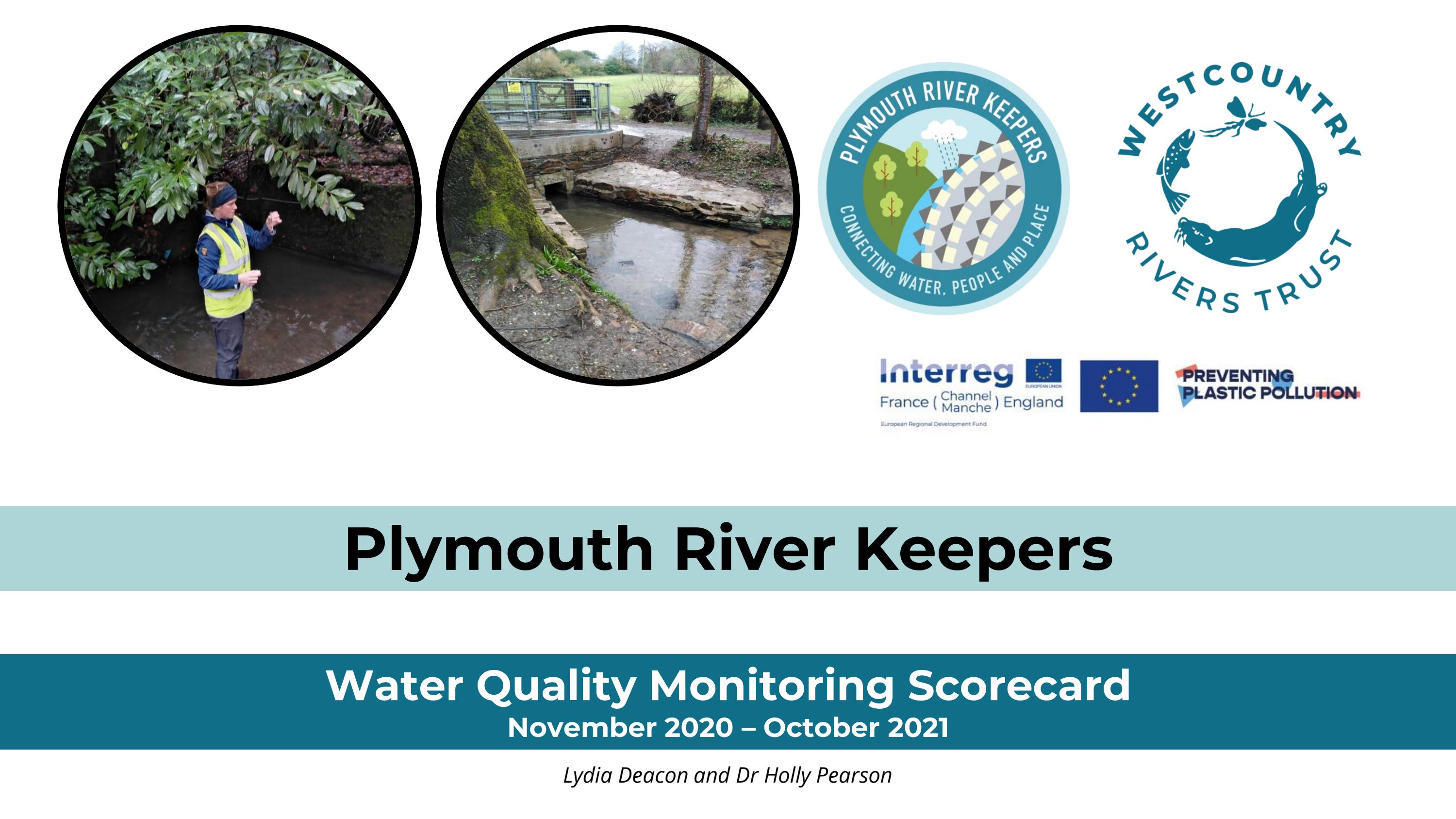 Plymouth River Keepers Water Quality Monitoring Scorecard by ...
