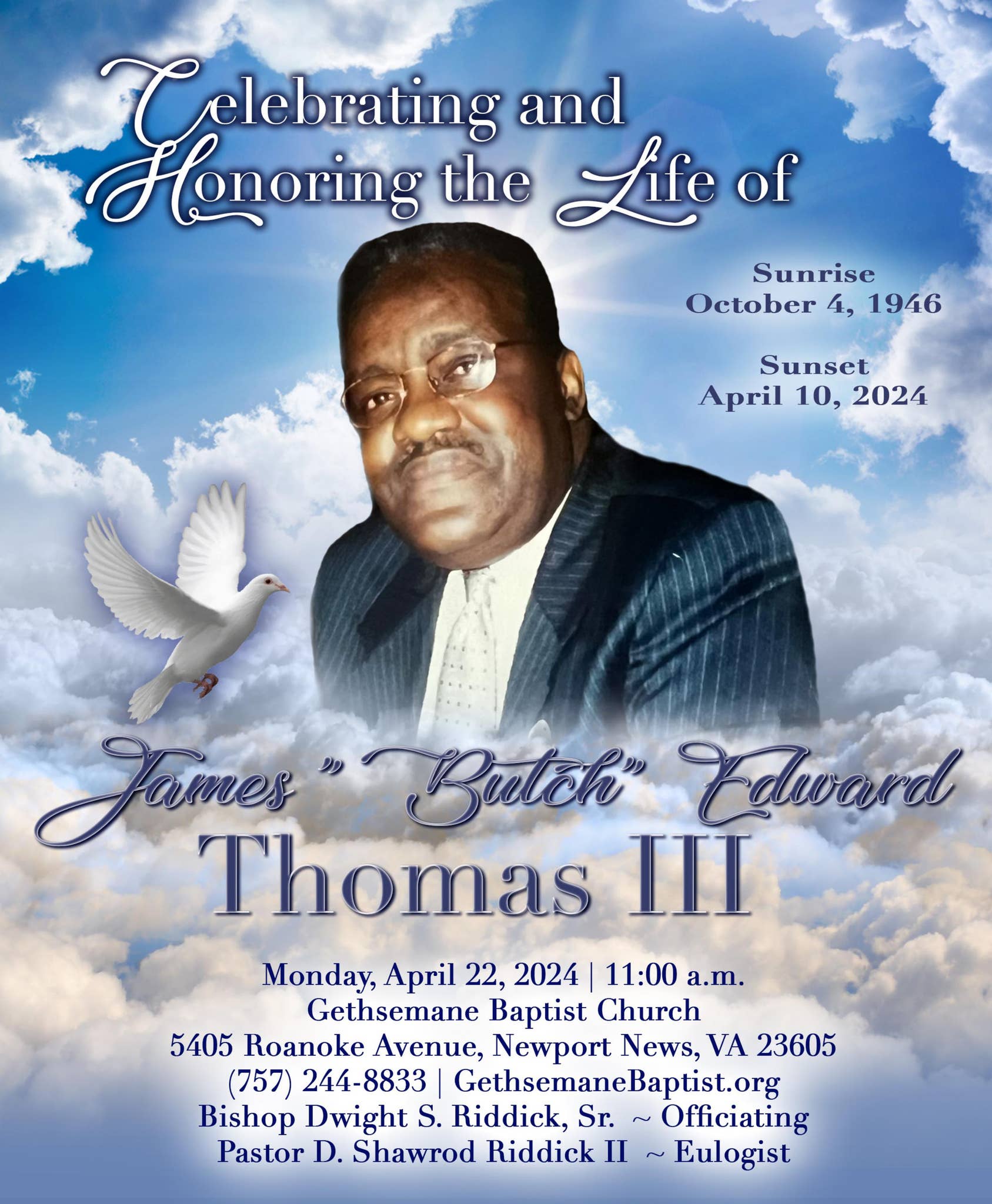 Celebrating the Life of James Thomas III by GBN News - Issuu