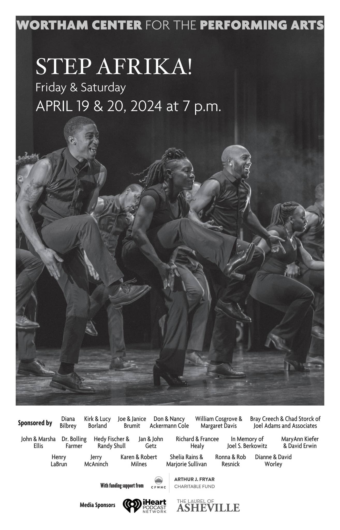 Step Afrika! program at Wortham Center for the Performing Arts, April ...