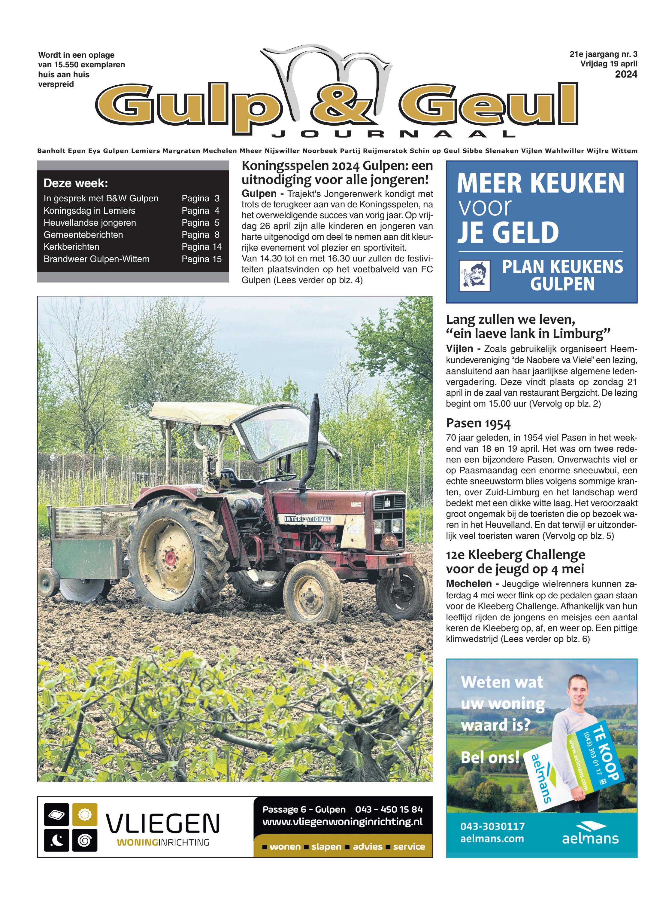 Gulp en Geul Journaal van vrijdag 19 april 2024 by Gulp en Geuljournaal - Issuu