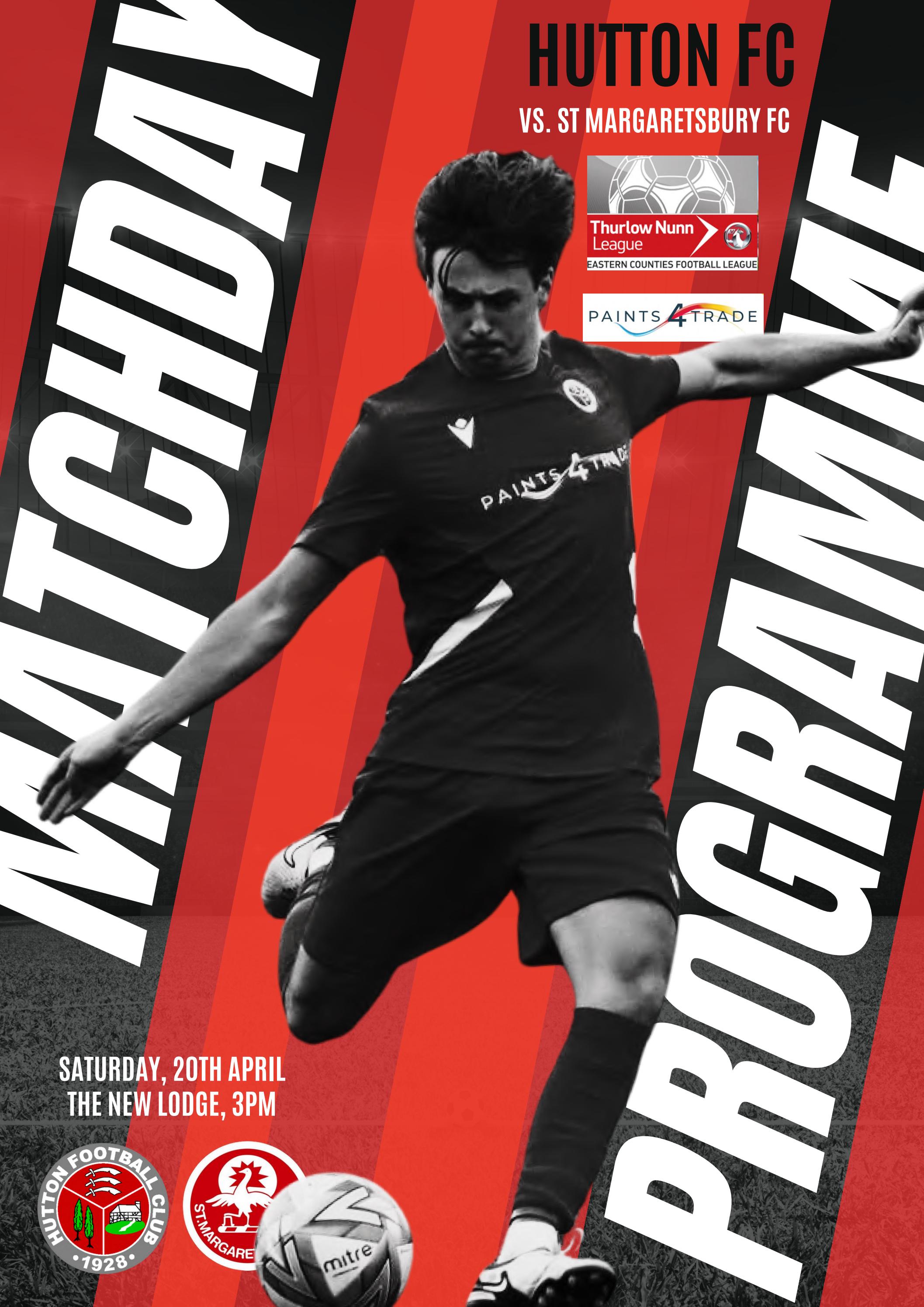 Hutton FC vs. St Margaretsbury FC Matchday Programme 20.04.24 by Hutton ...