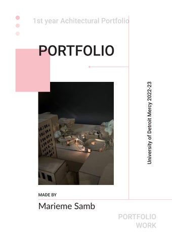 Portfolio by Marieme Samb - Issuu
