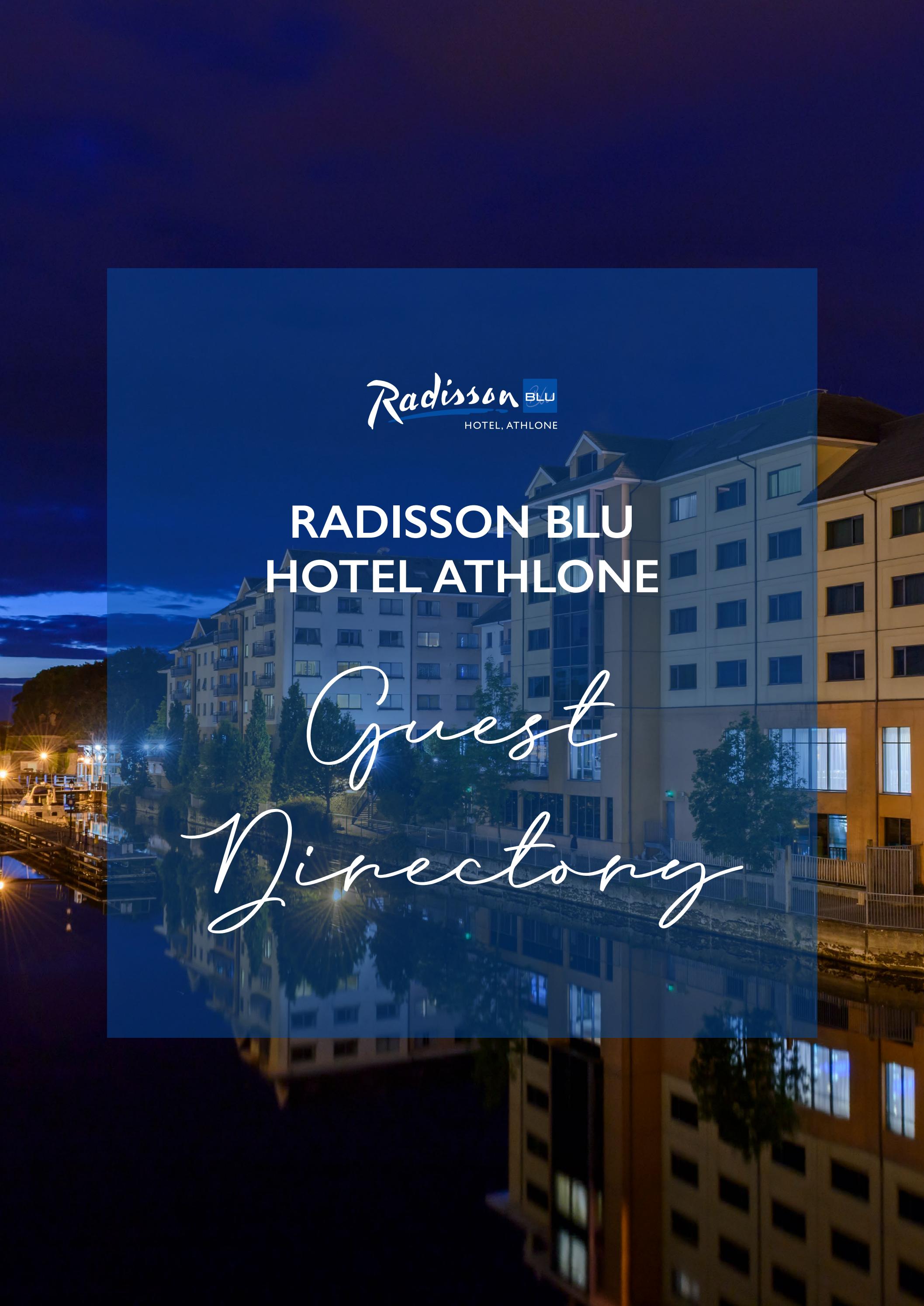 Radisson Blu Hotel Athlone Guest Directory by iNUA Hospitality - Issuu
