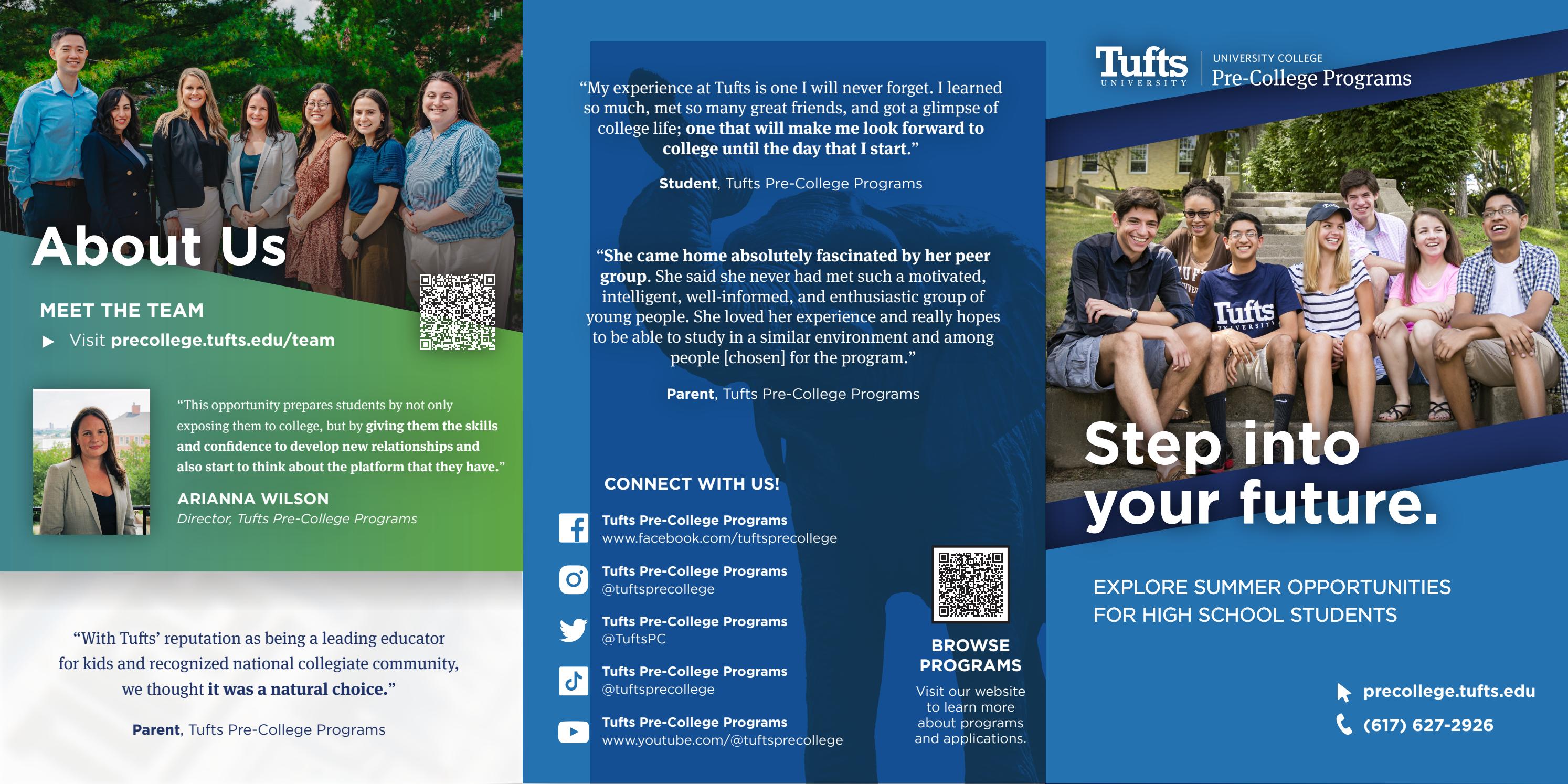 Tufts Pre-College Summer Programs by Tufts University College - Issuu