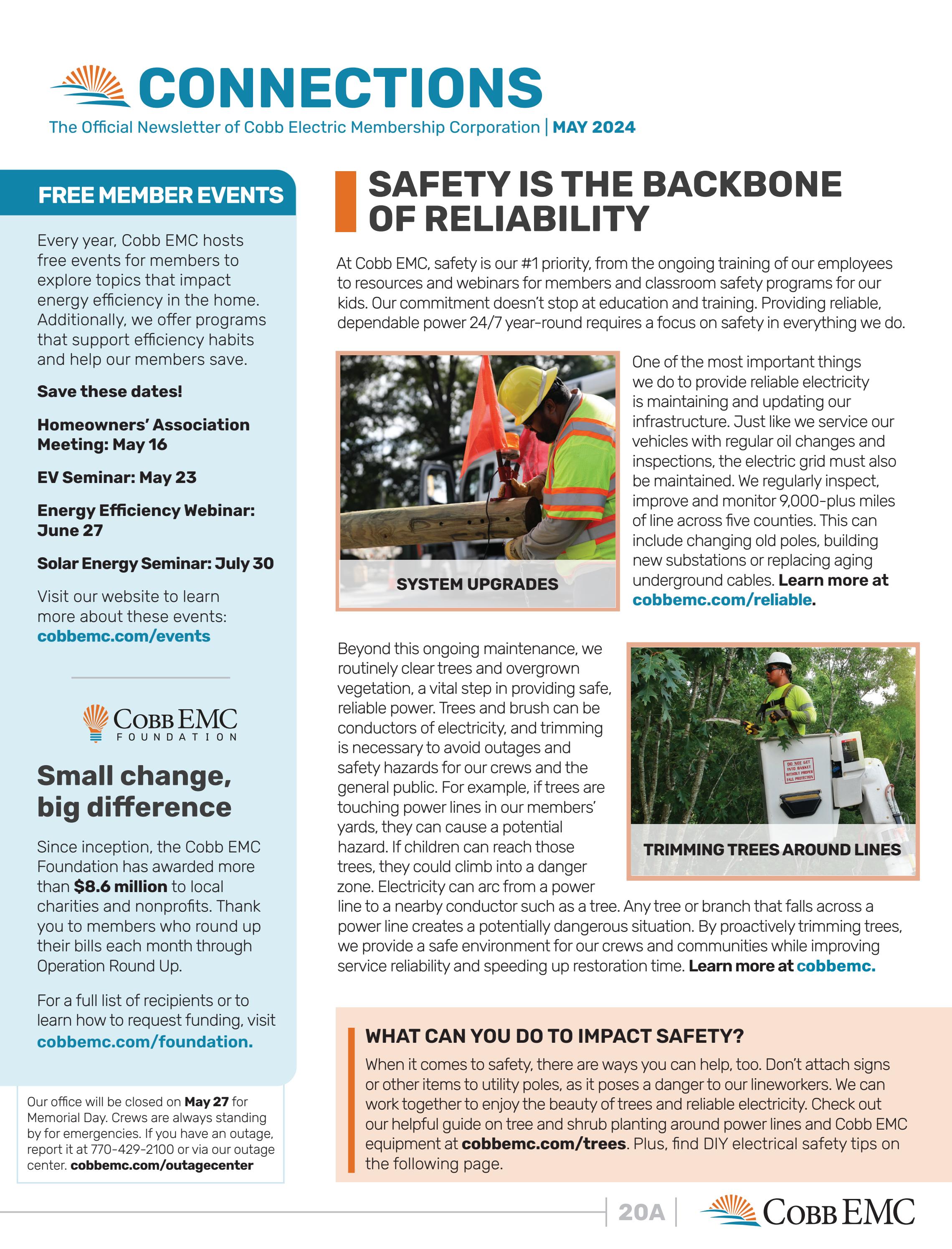 May 2024 Connections Newsletter by Cobb EMC - Issuu