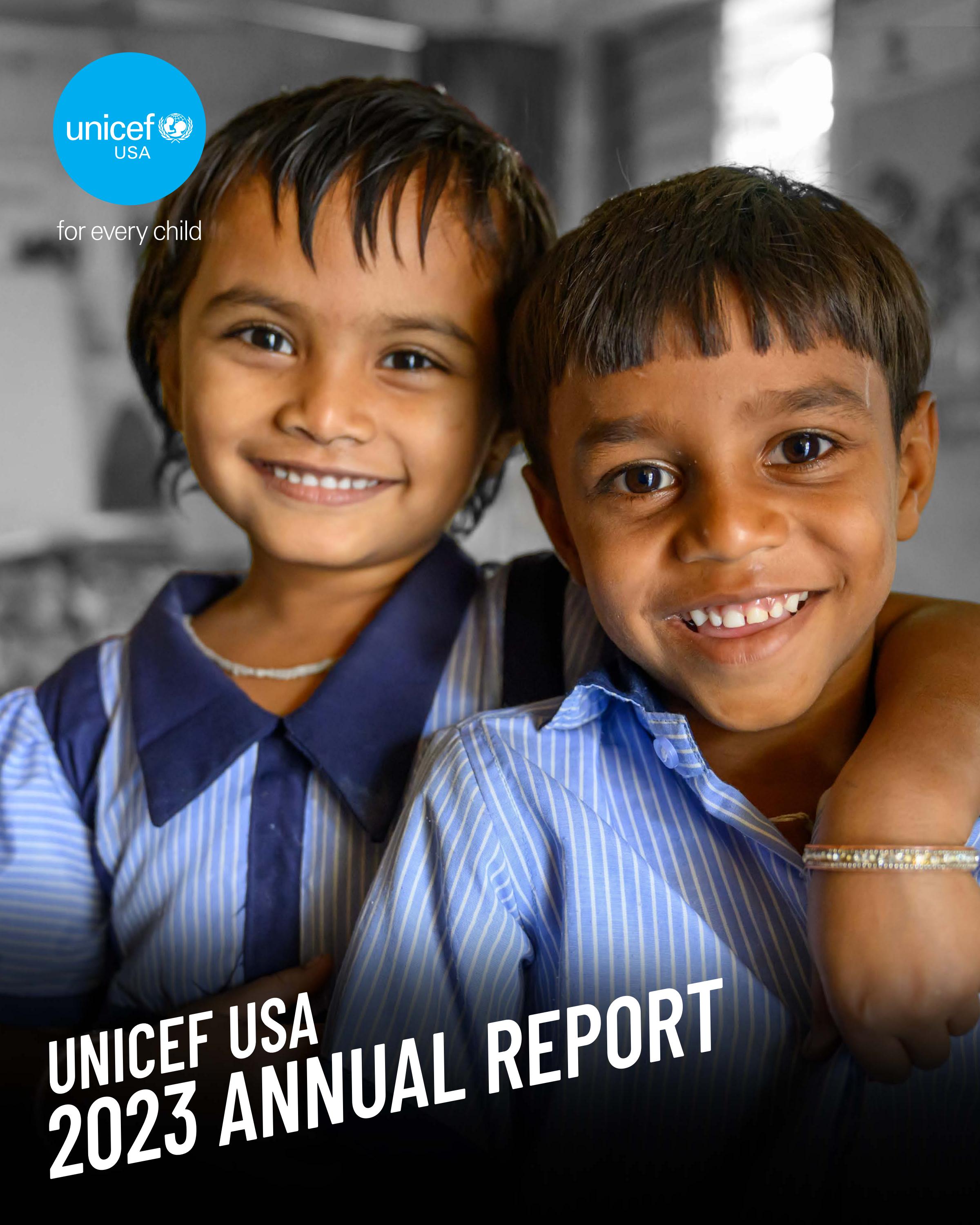 UNICEF USA 2023 Annual Report by UNICEF USA - Issuu