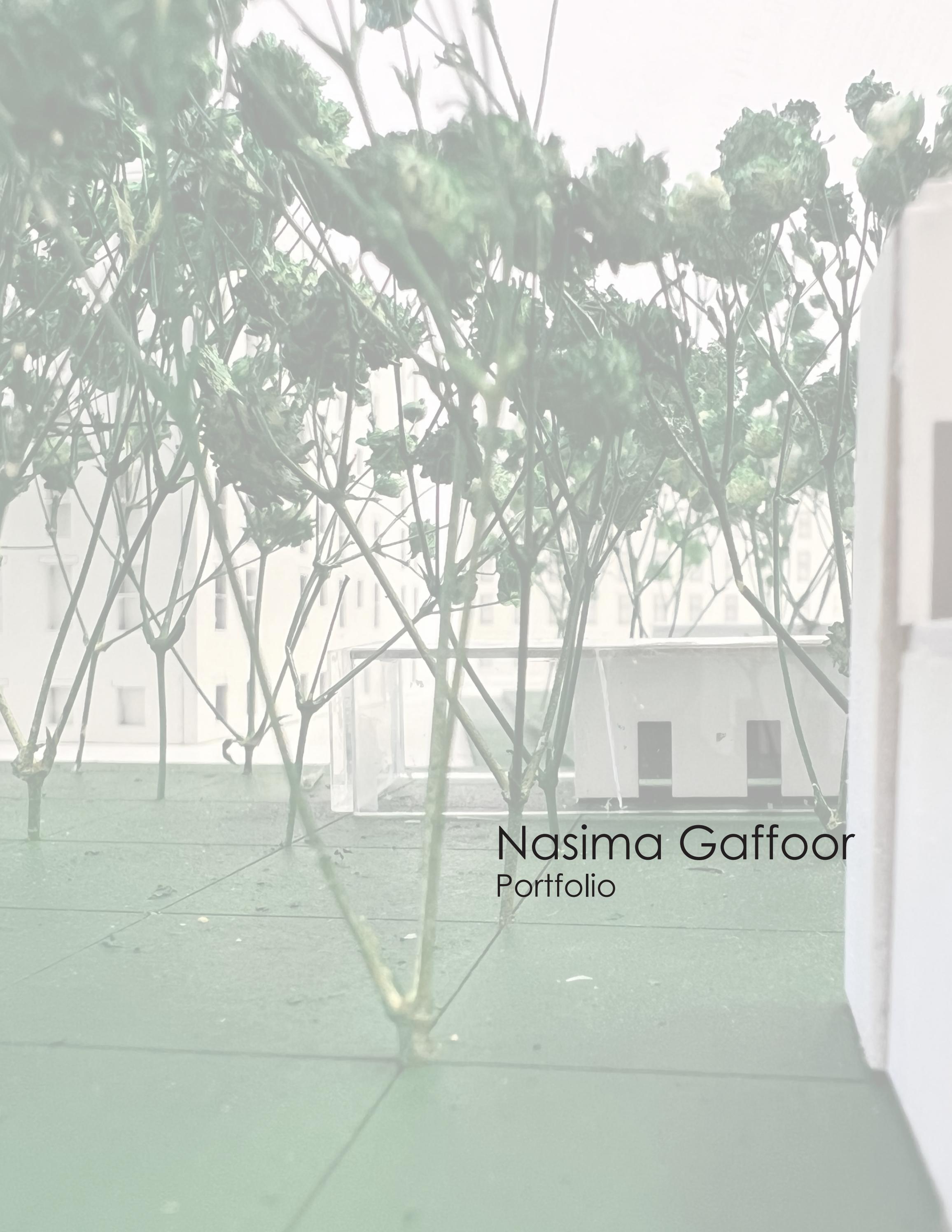 Nasima Gaffoor's Portfolio by Nasima Gaffoor - Issuu