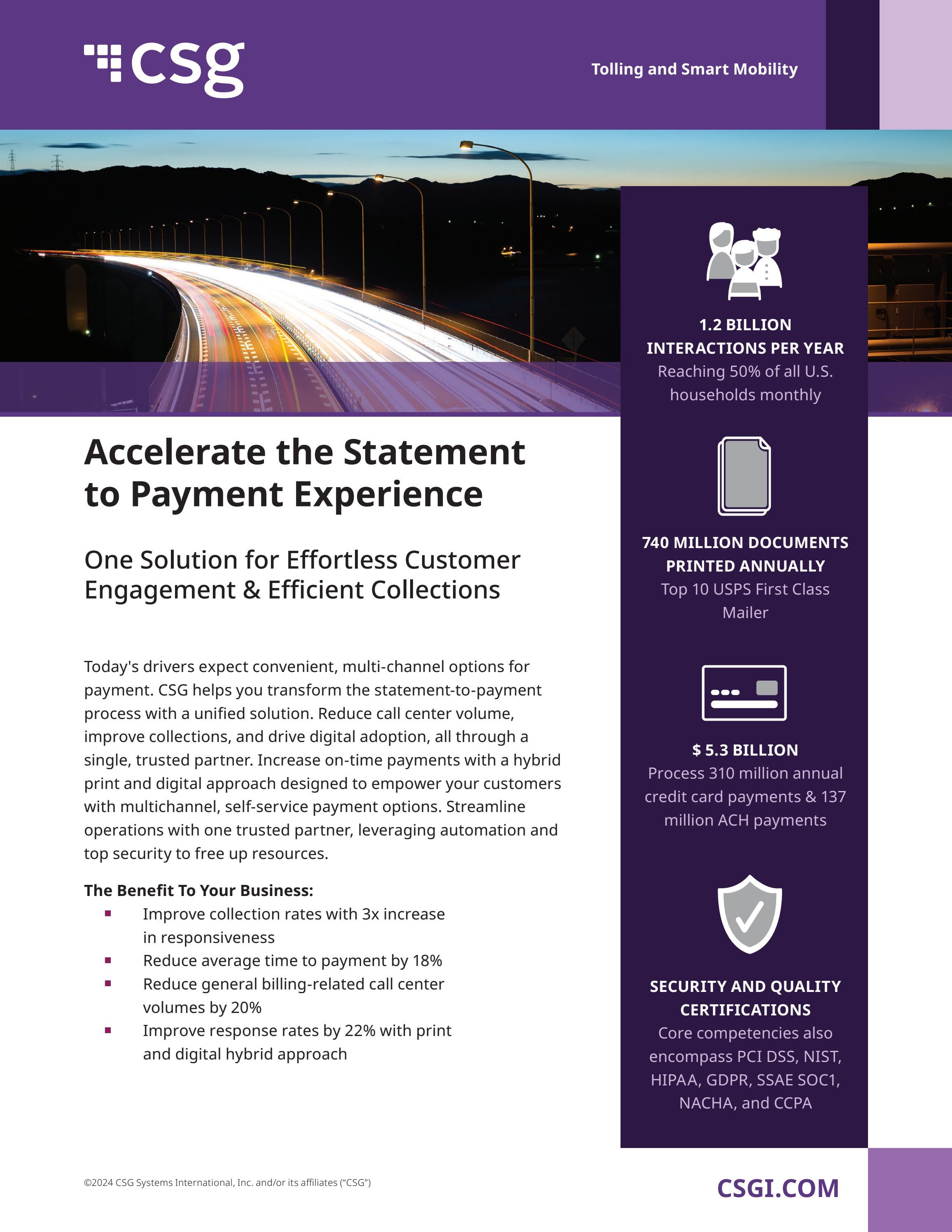 CSG Tolling and Transportation Datasheet by CSG Systems - Issuu