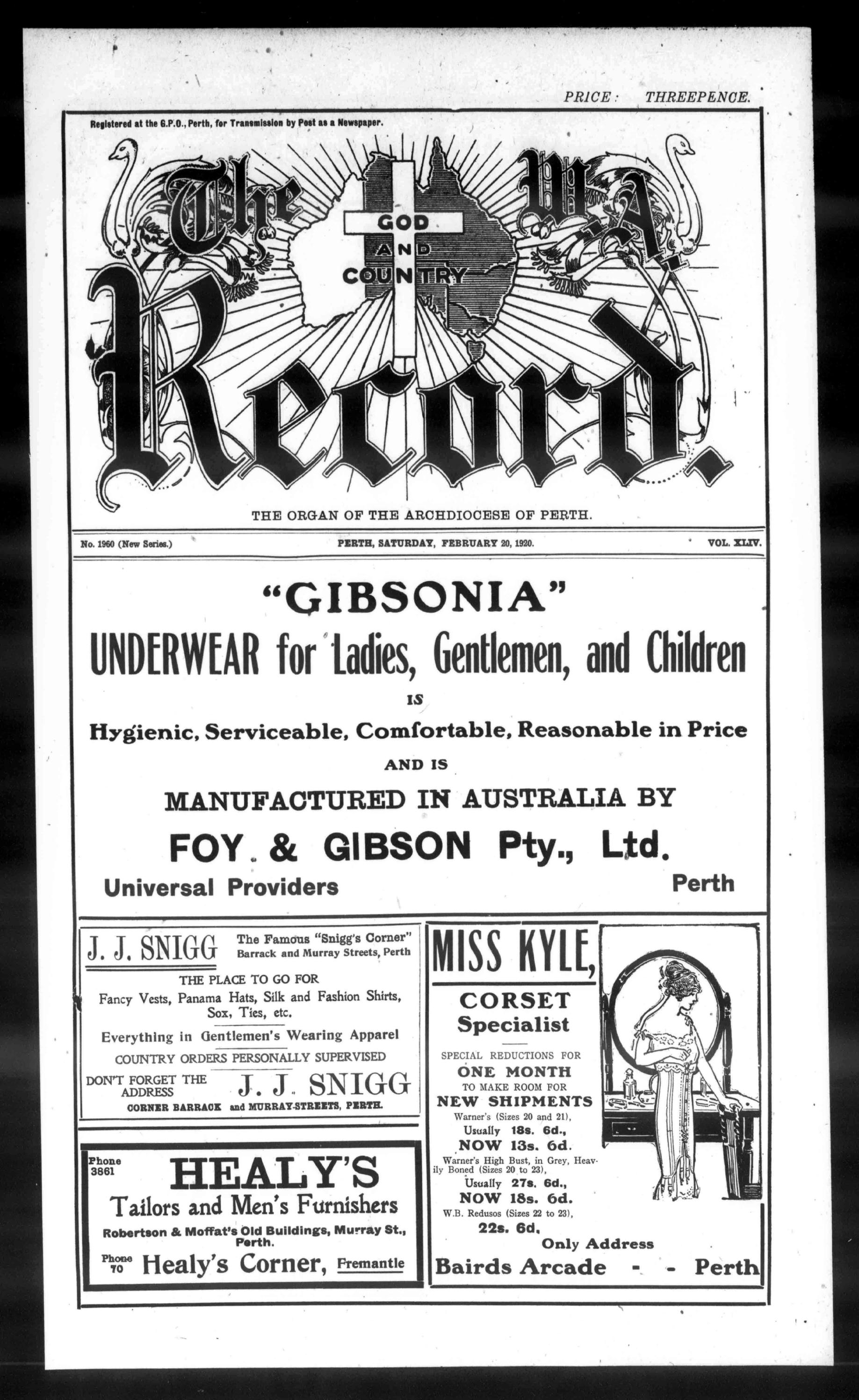 The Record Newspaper 20 February 1920 by The Record - Issuu