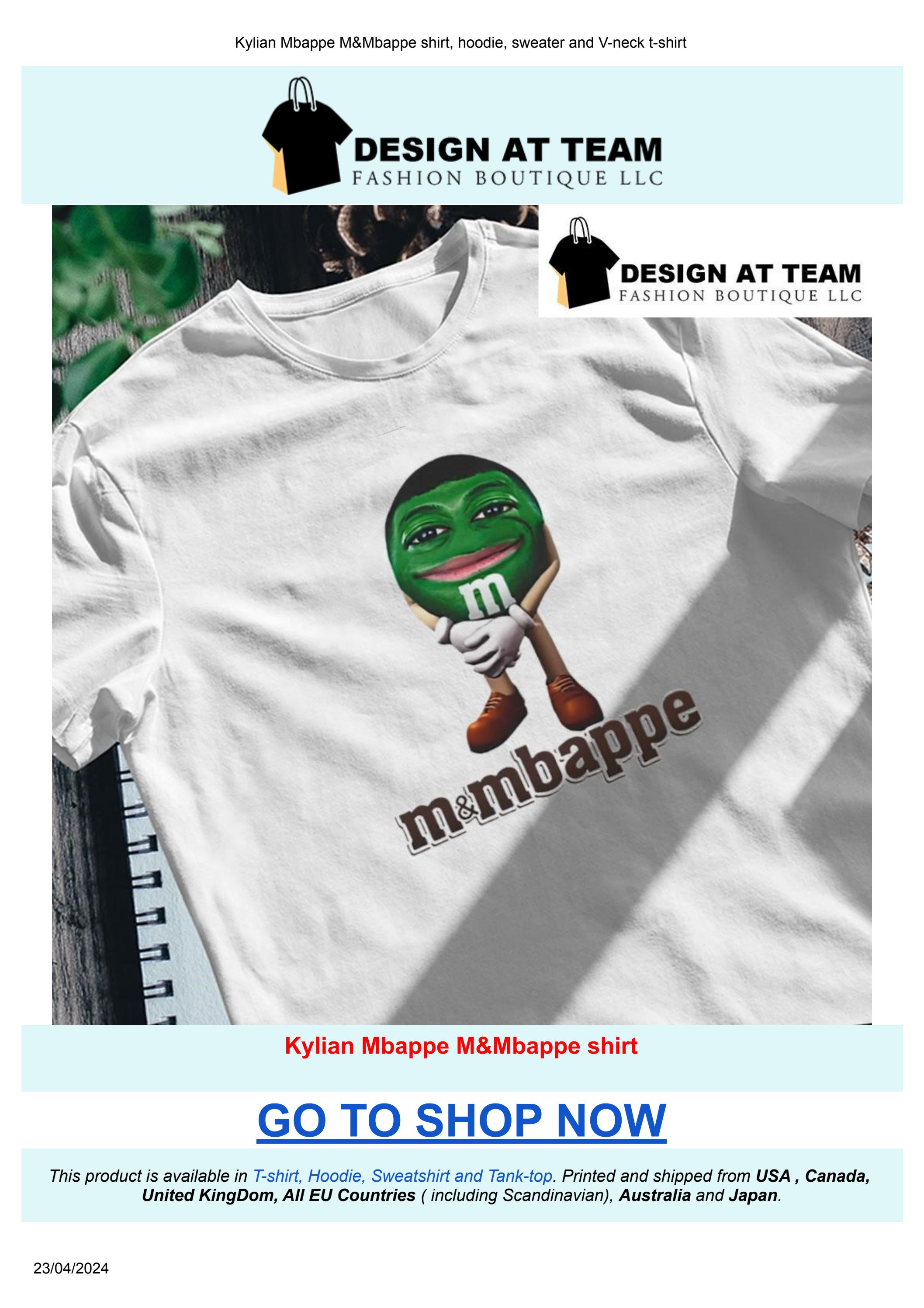Kylian Mbappe M&Mbappe shirt by Design AT Shop - Issuu