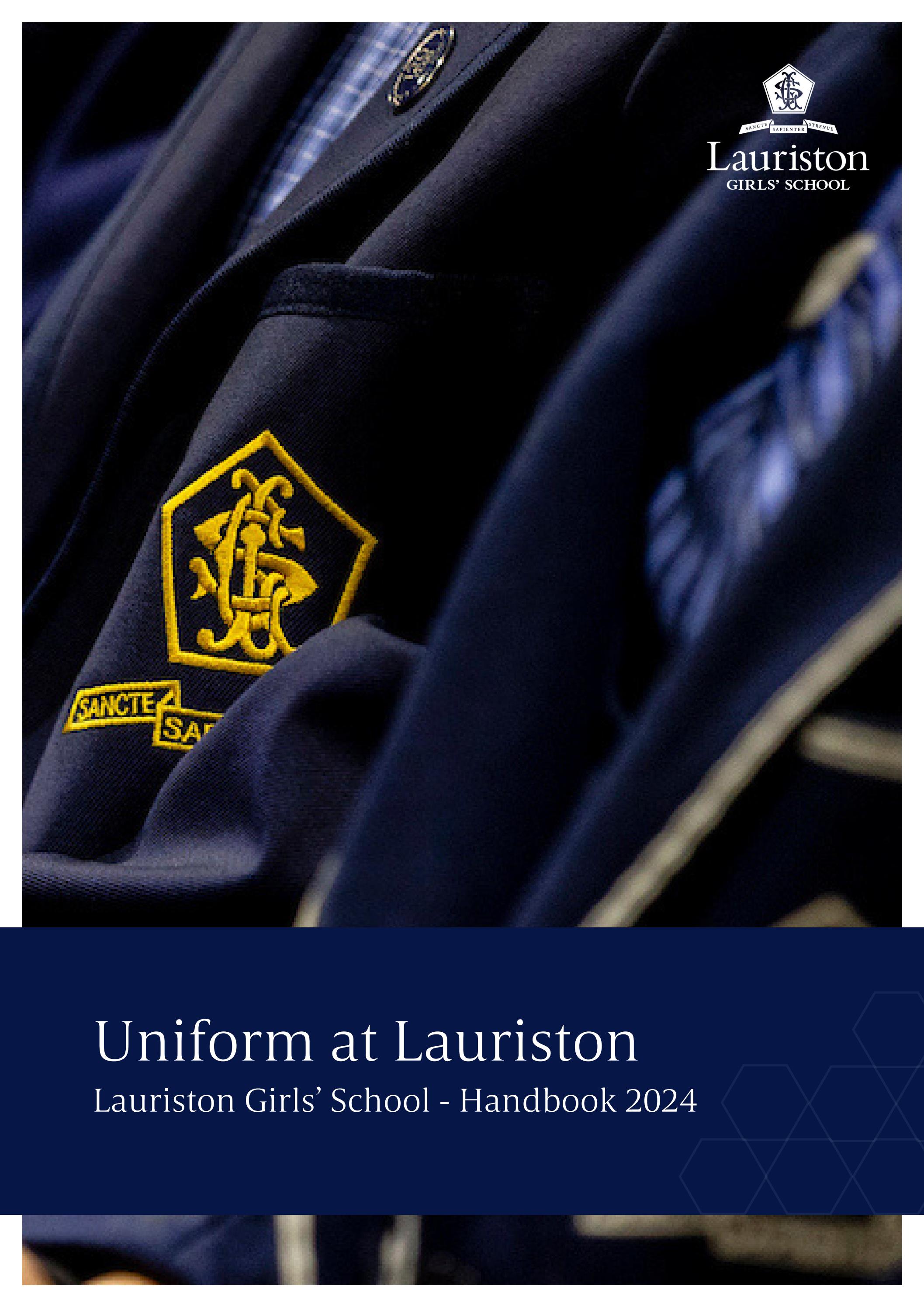 Uniform at Lauriston Handbook 2024 by Lauriston Girls' School - Issuu
