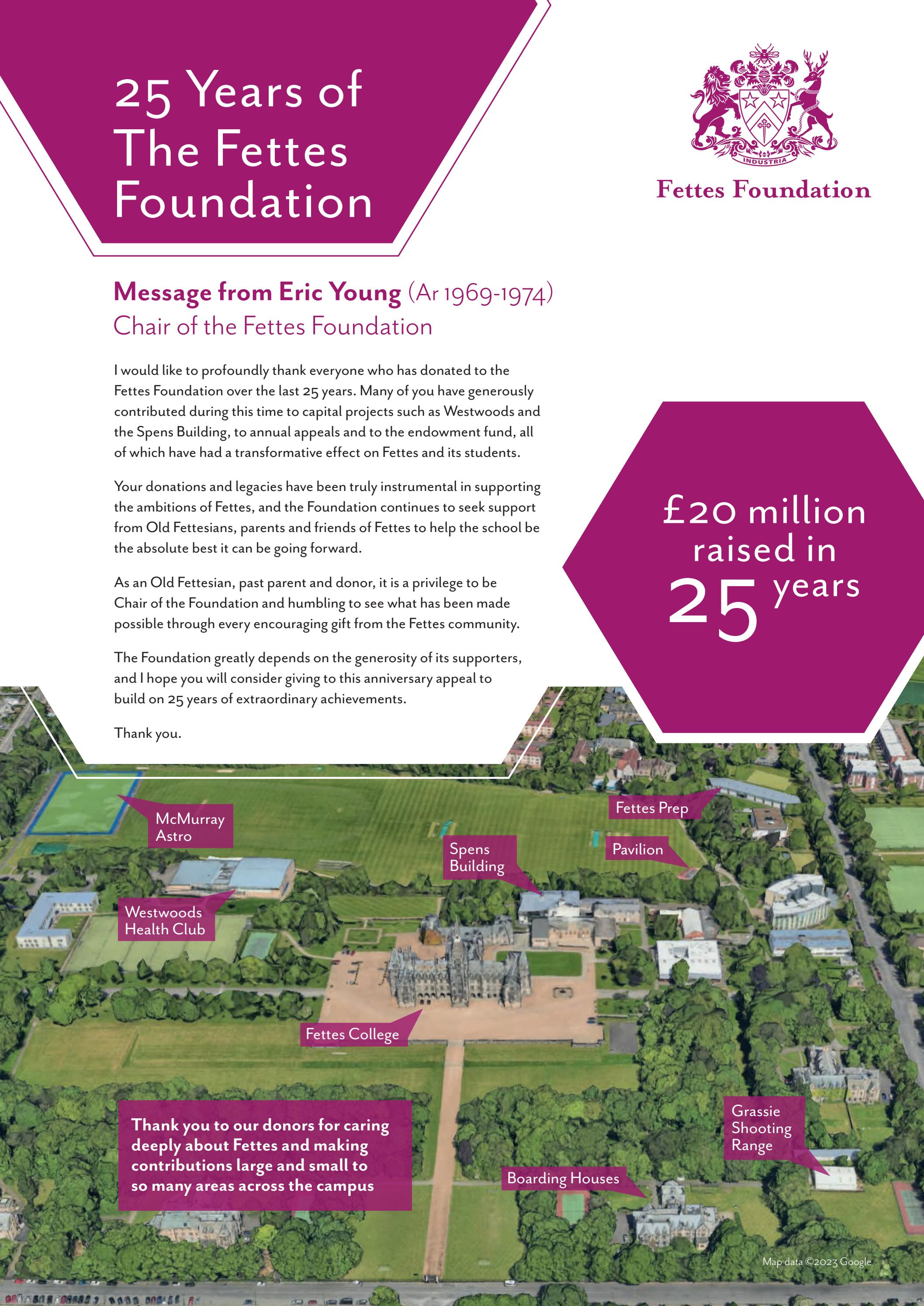 Fettes Foundation Anniversary Appeal by Fettes_College - Issuu