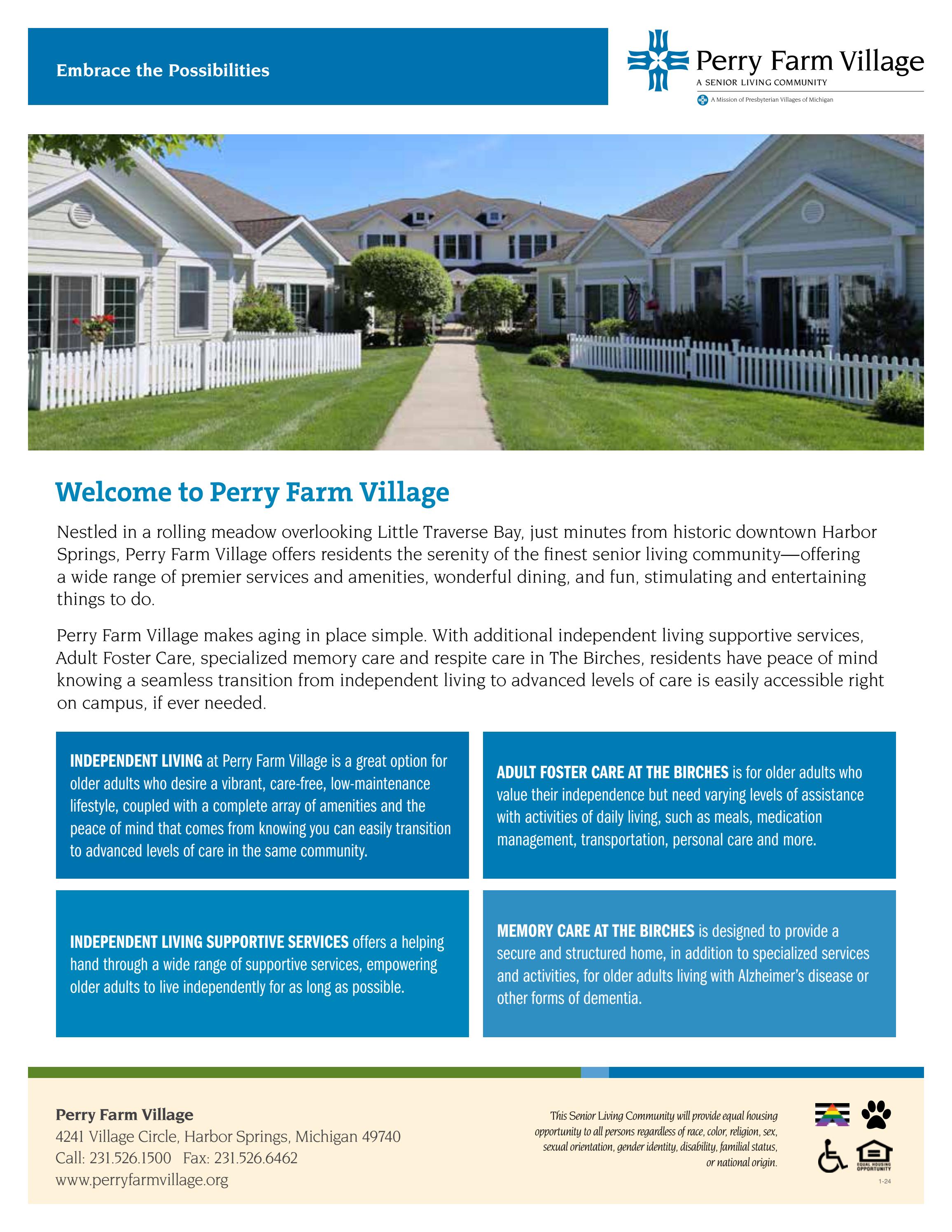 Independent Living at Perry Farm Village by Presbyterian Villages of ...