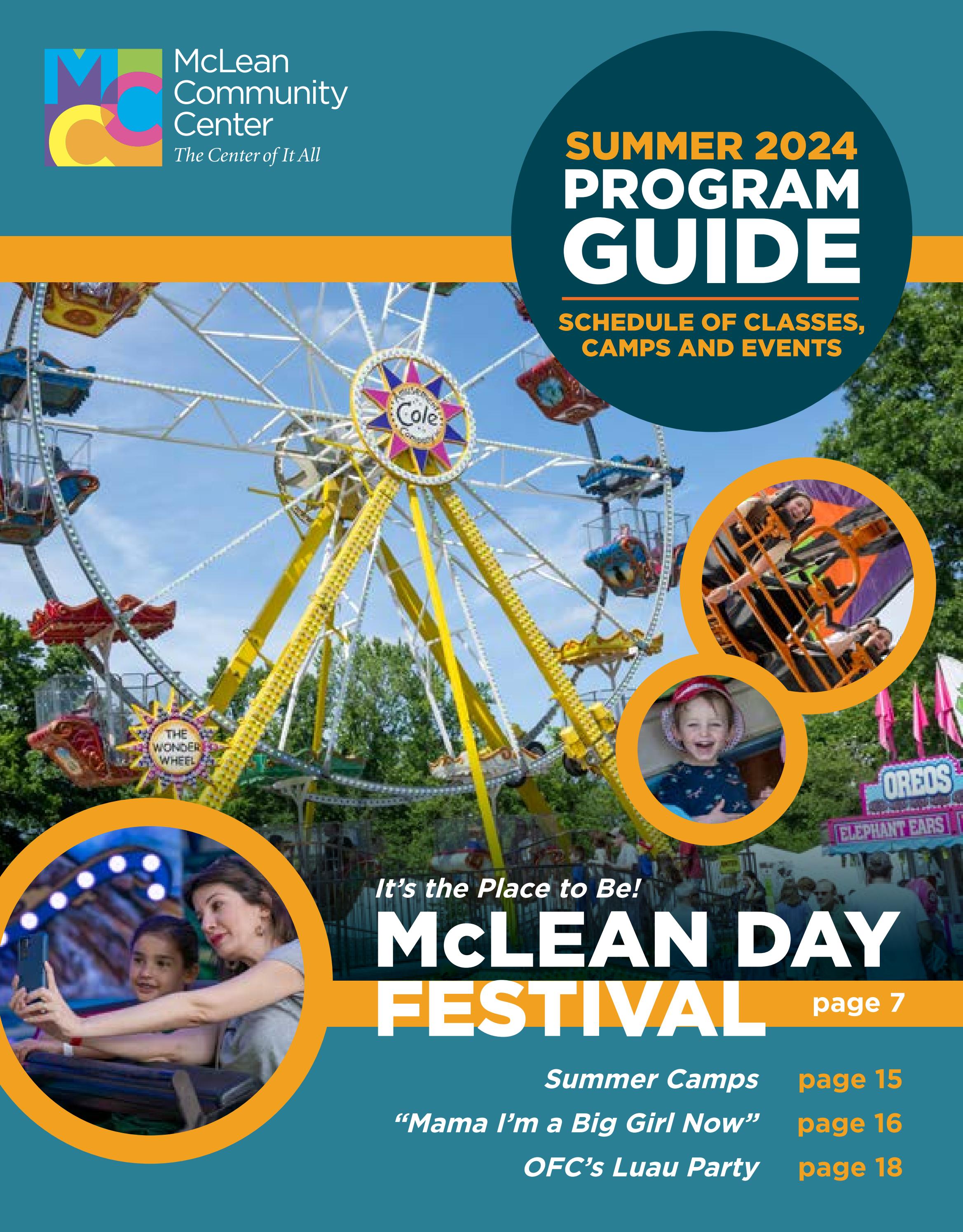 MCC Summer 2024 Program Guide by McLean Community Center - Issuu