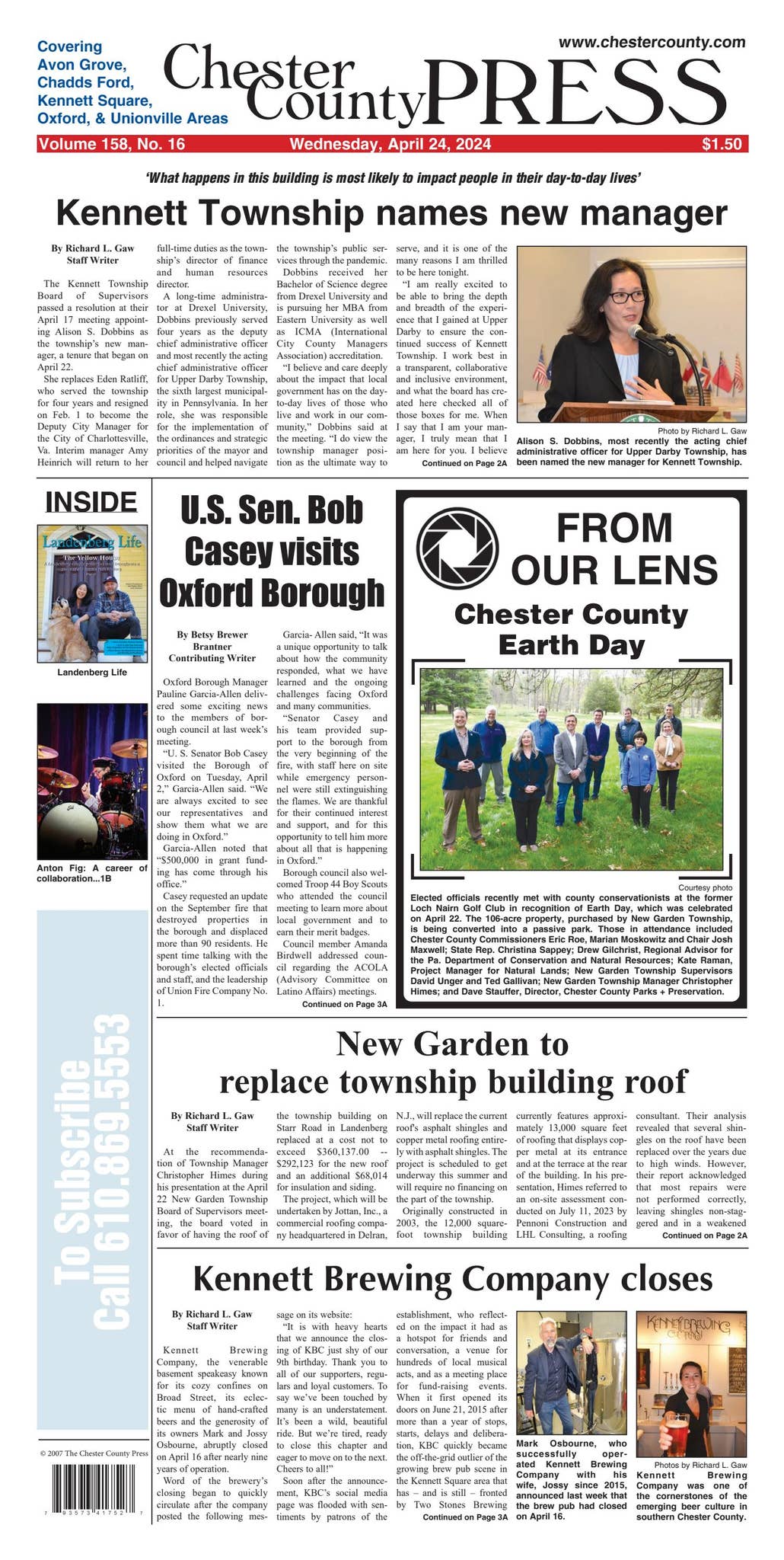 Chester County Press 04-24-2024 Edition by Ad Pro Inc. - Issuu