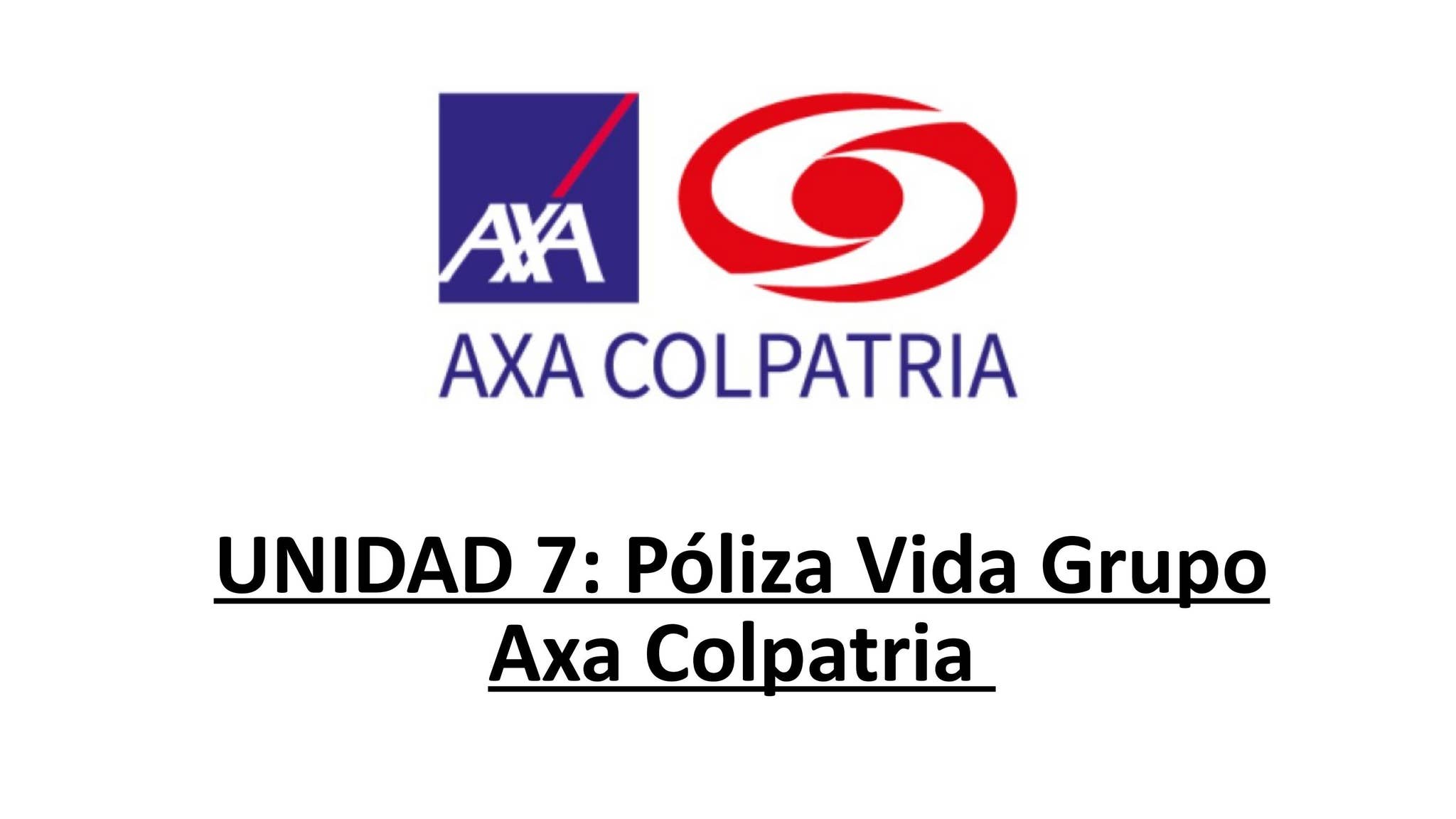 AXA COLPATRIA VIDA GRUPO by Lmltda - Issuu