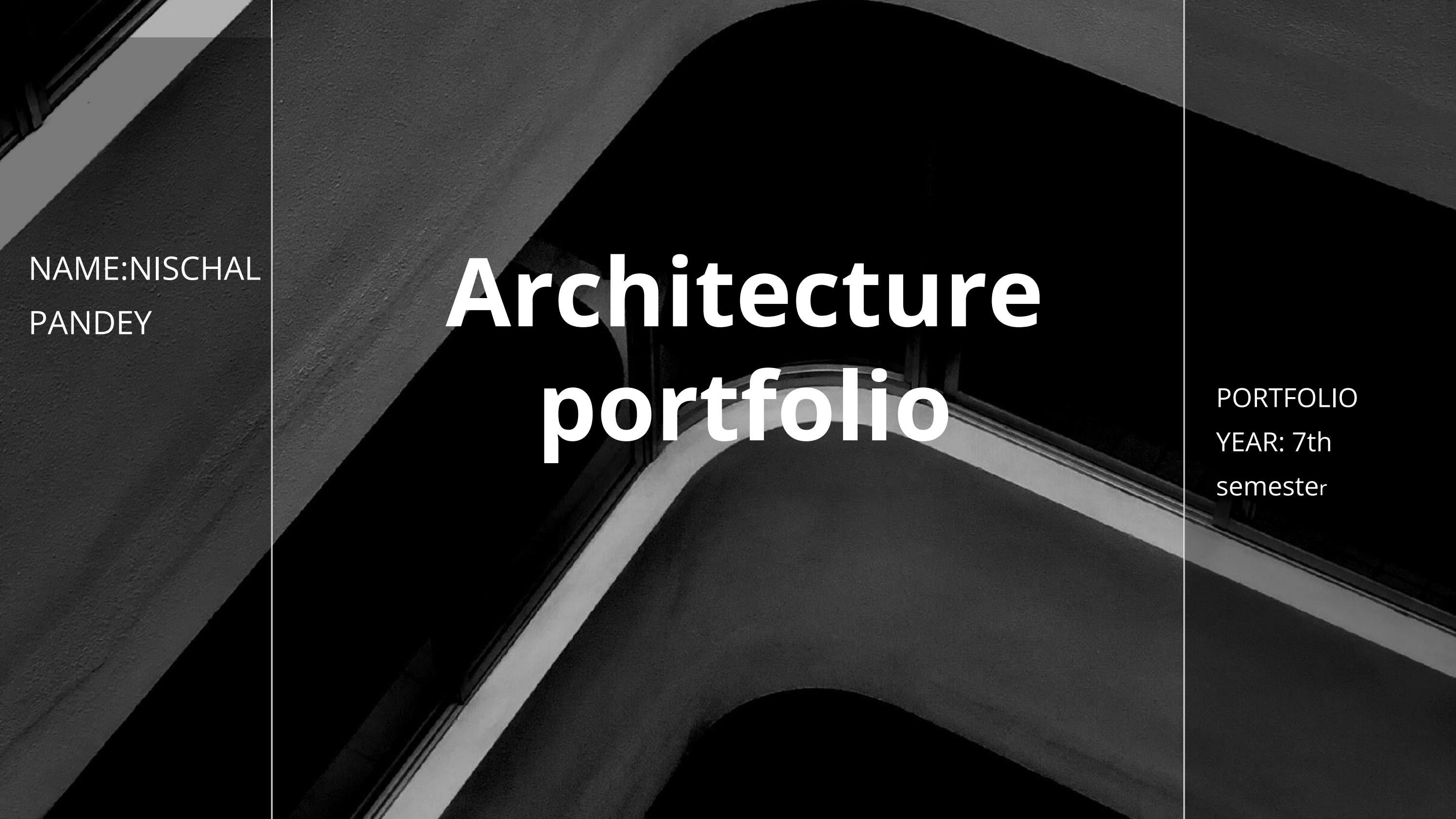 UNDERGRADUATE PORTFOLIO by Nischal Pandey - Issuu