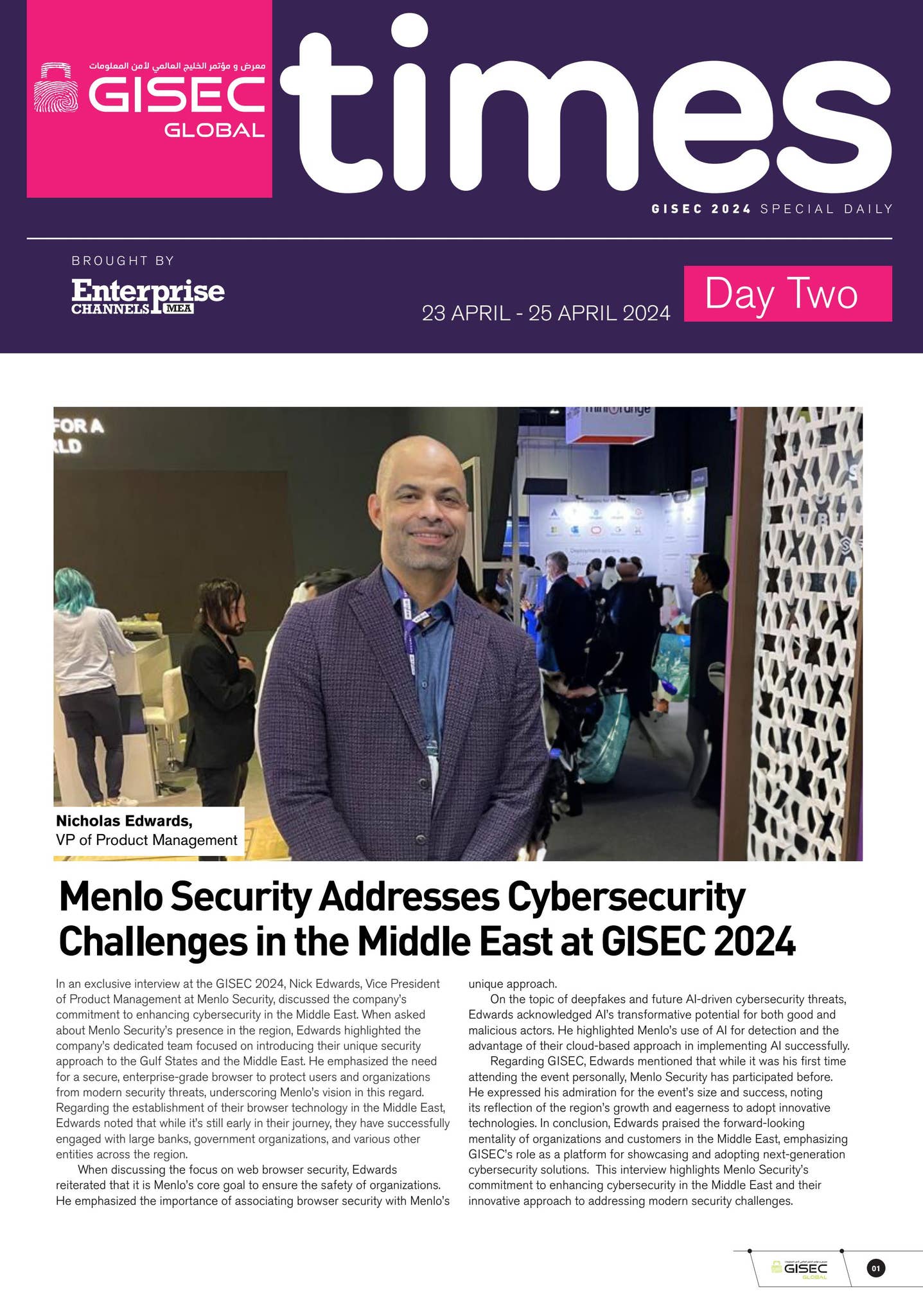 GISEC 2024 Day Two by GEC Media Group - Issuu